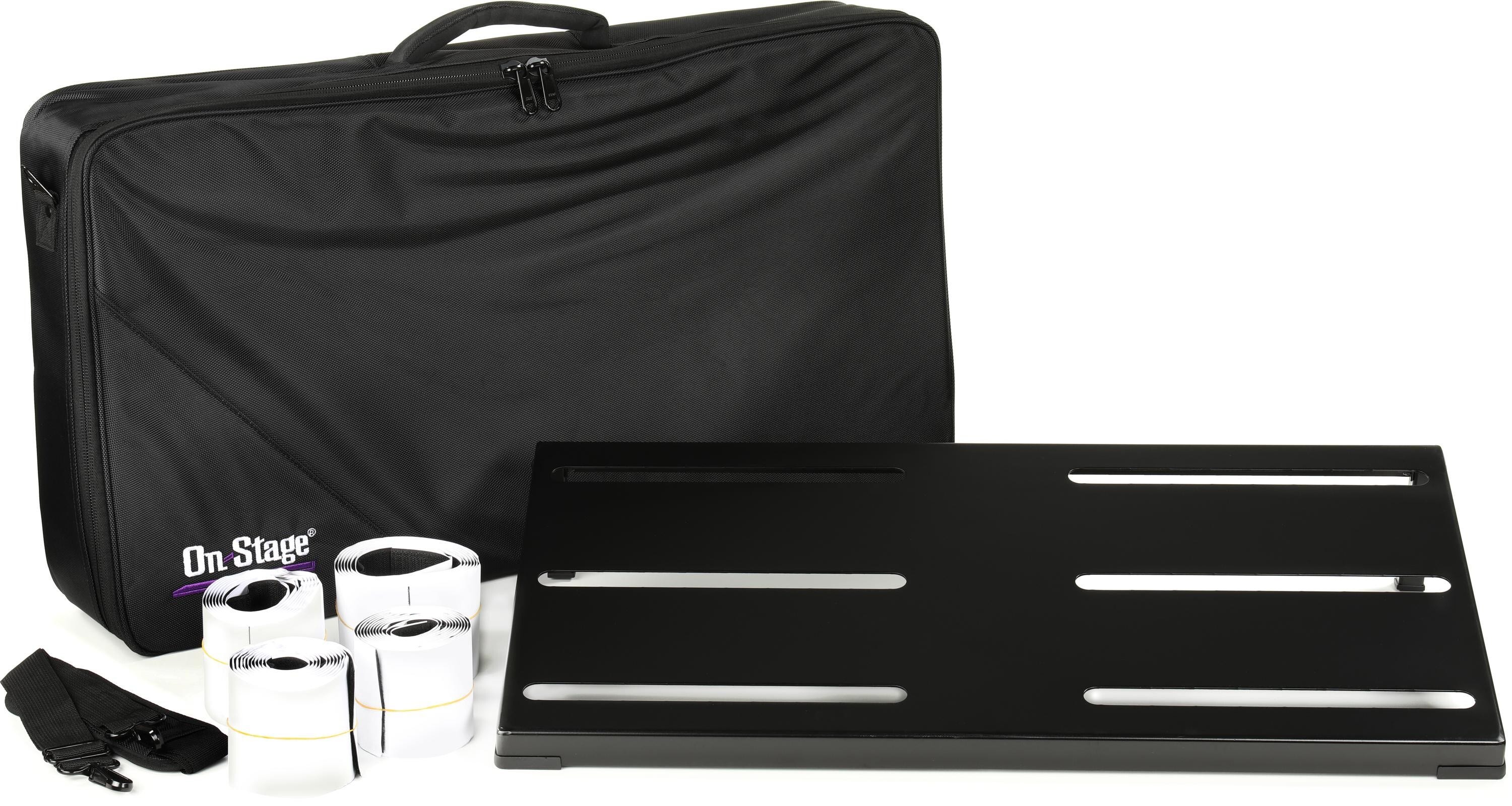 On-Stage GPB4000 Guitar/Keyboard Pedalboard with Gig Bag | Sweetwater