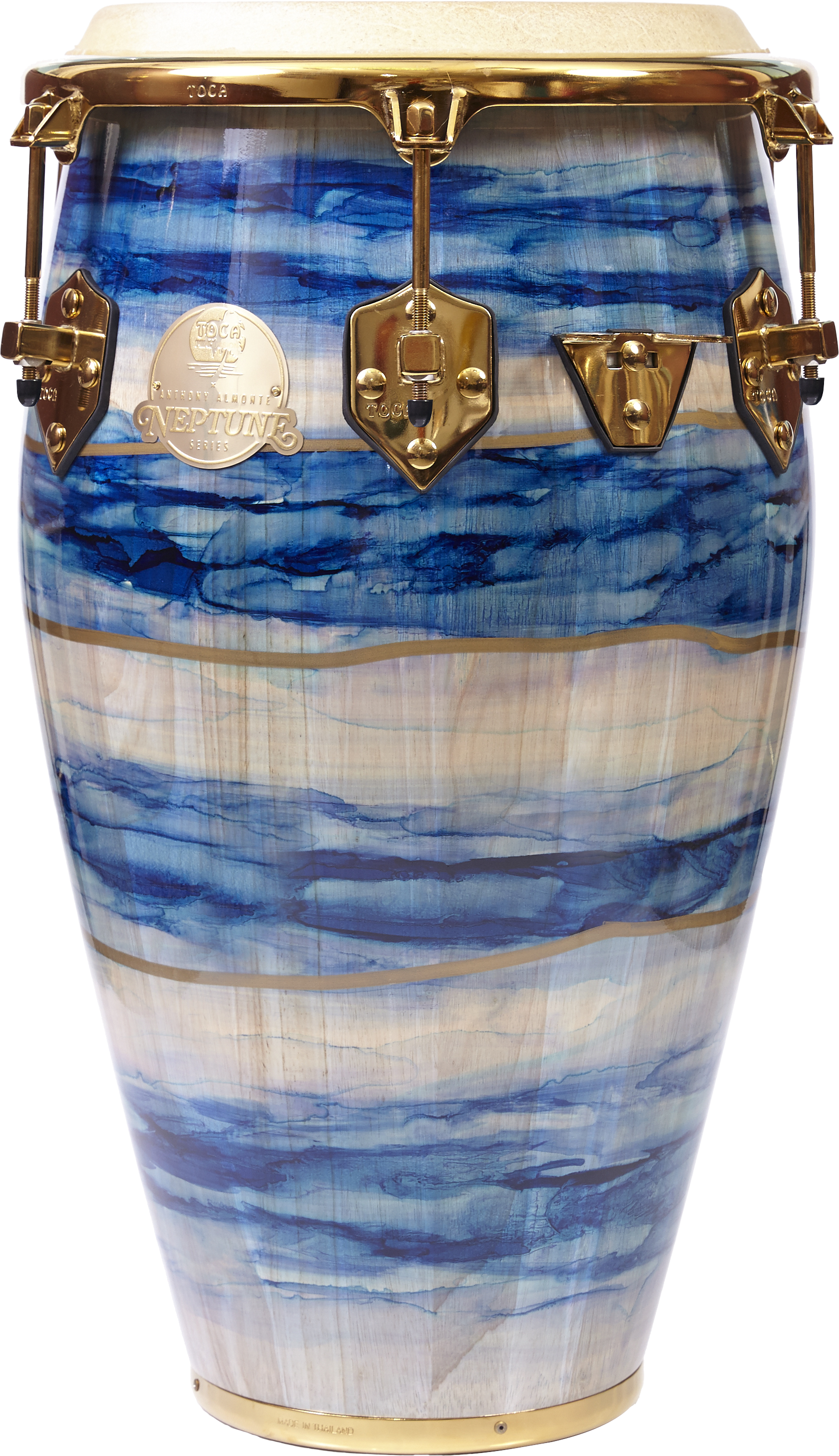 Toca Percussion Anthony Almonte Neptune Signature Tumba - Blue and Aqua ...