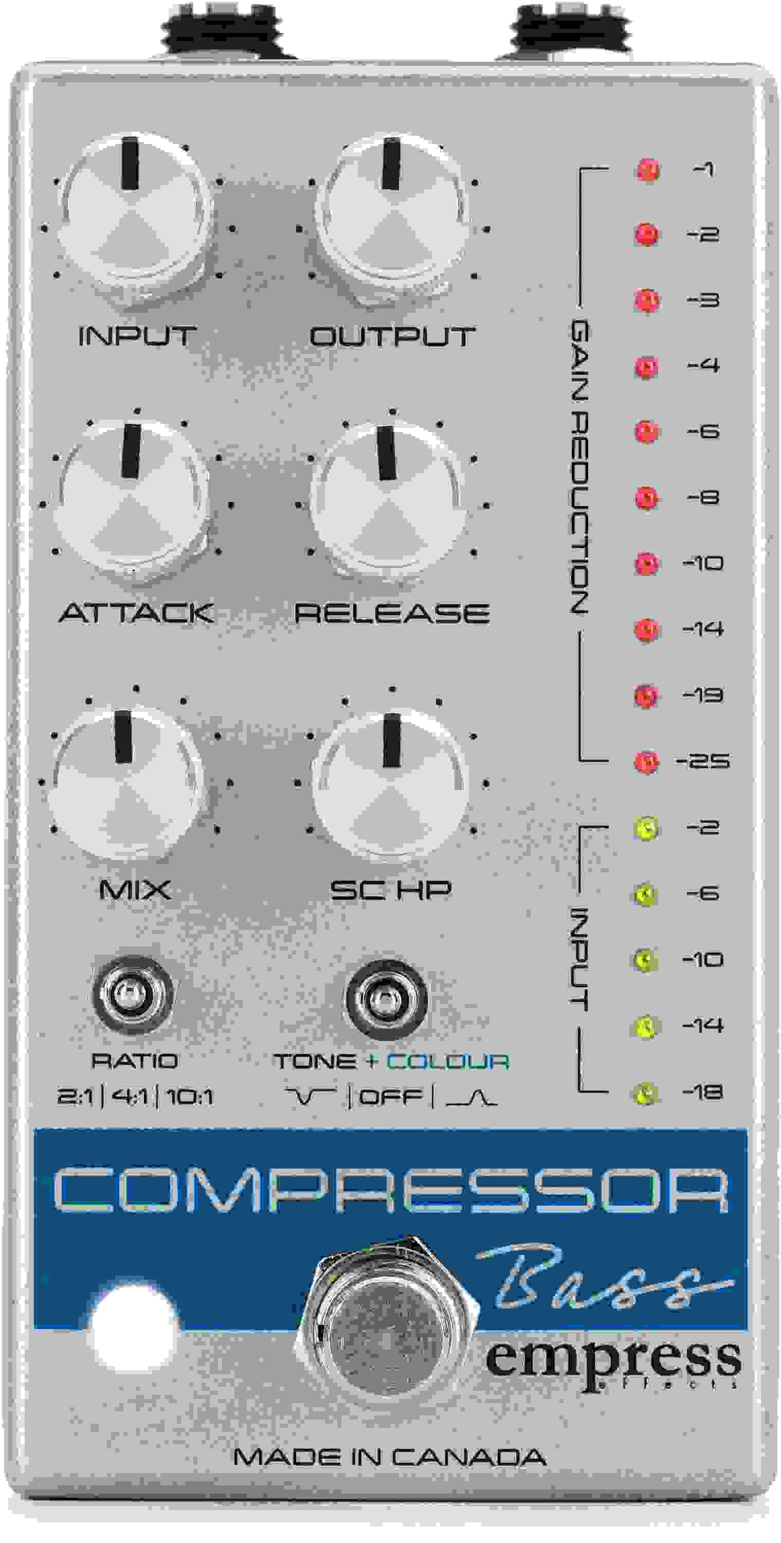 Empress Effects Bass Compressor Pedal - Silver | Sweetwater