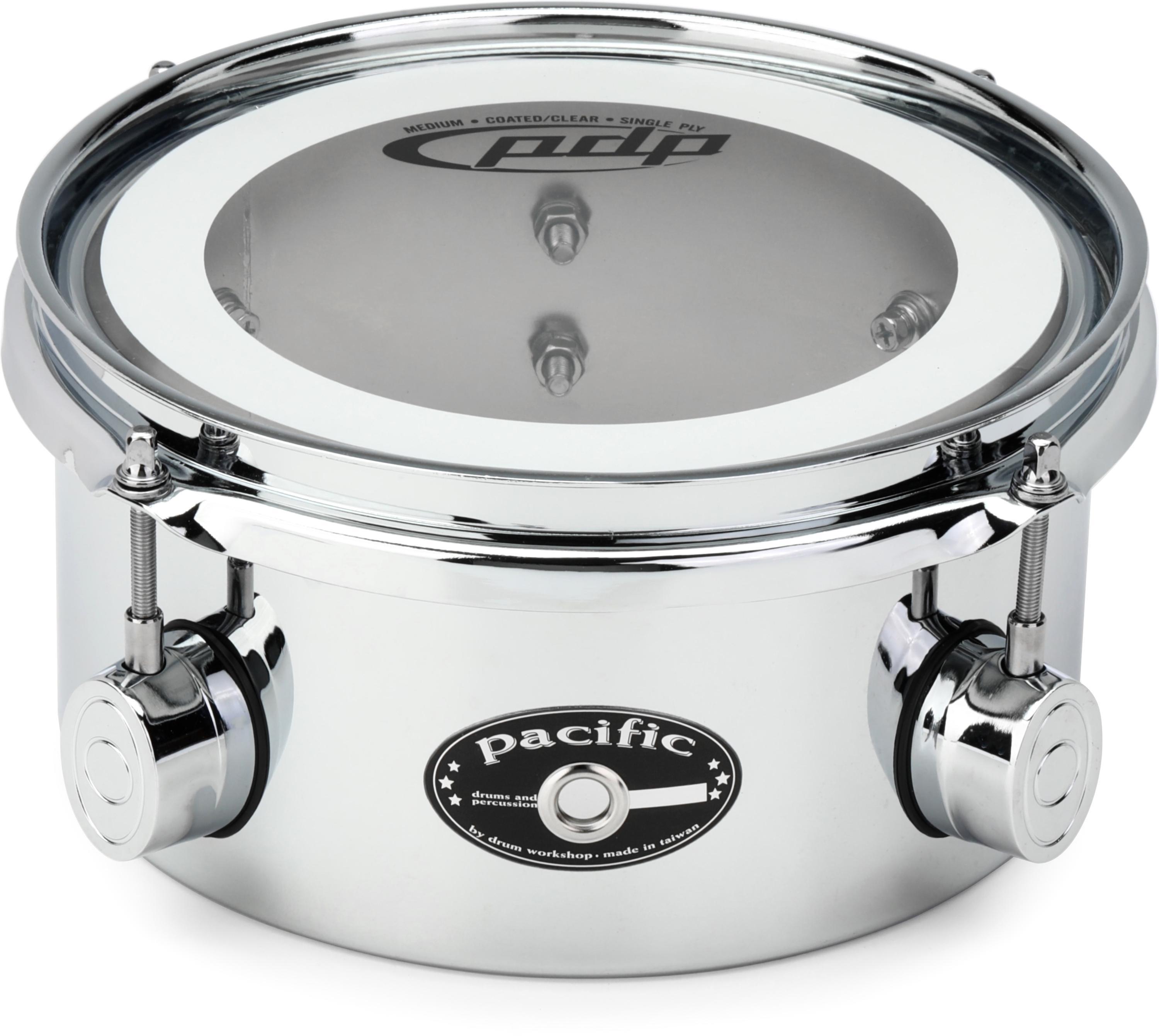 PDP Mini Timbale - 4 inches x 8 inches, Chrome over Steel | Sweetwater
