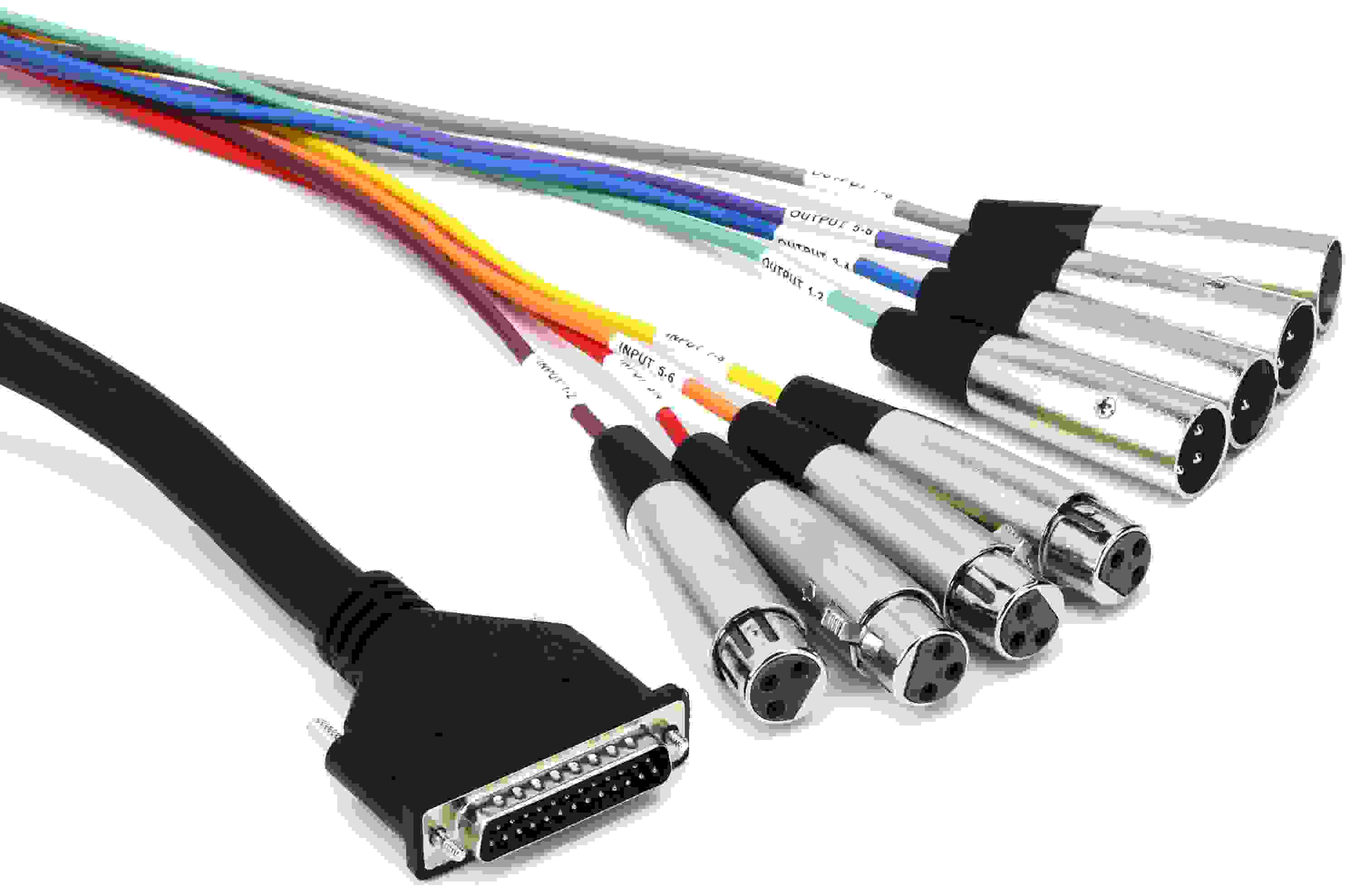 Hosa AES-805Y AES/EBU Snake (Yamaha Pinout) - 16.5 foot | Sweetwater