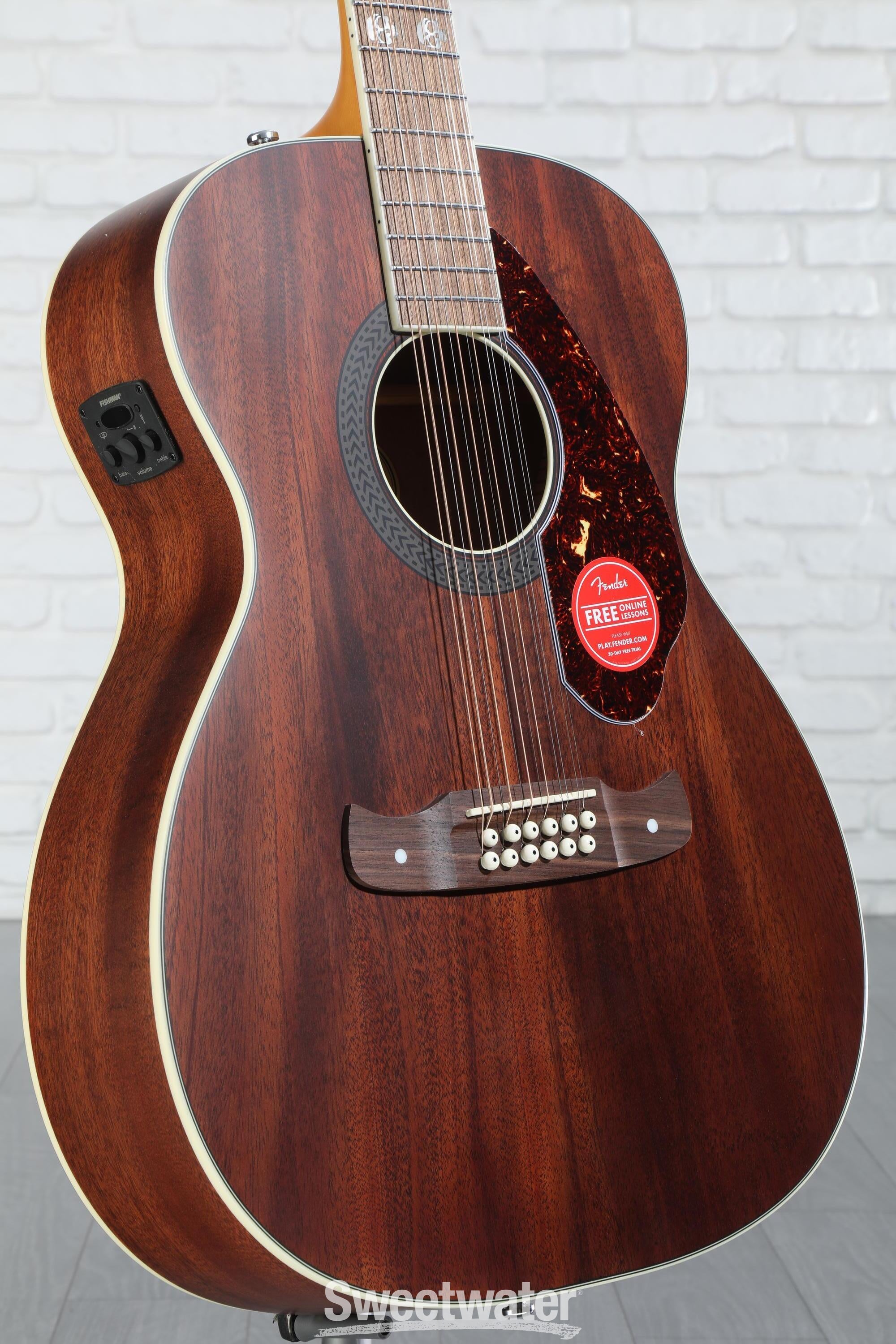 Fender Tim Armstrong Hellcat, 12-string Acoustic-Electric Guitar ...