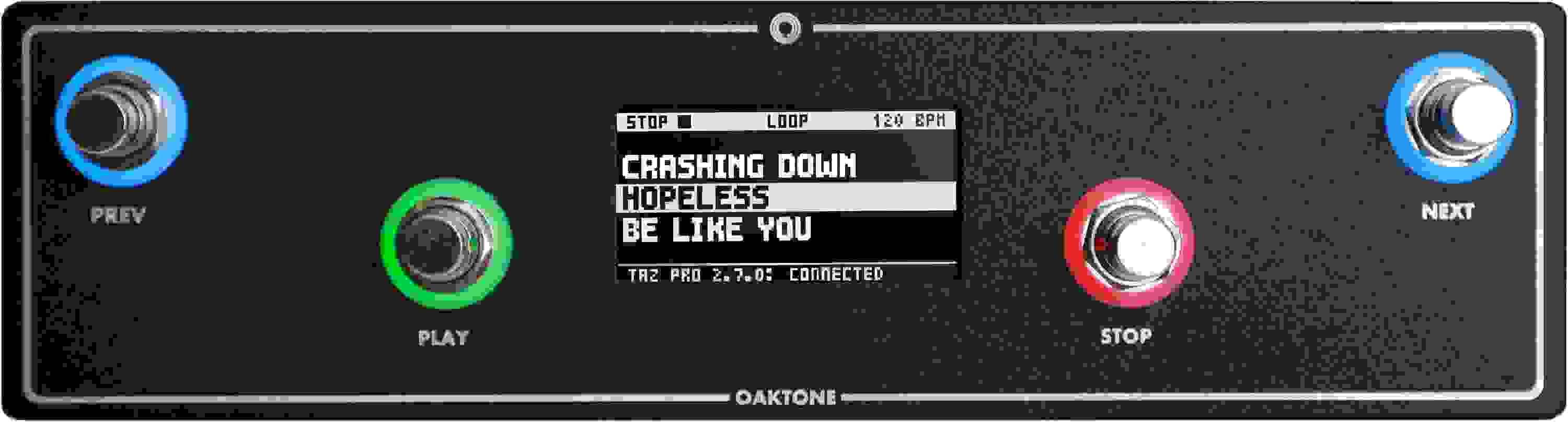 Oaktone Oakboard Floor Vista MIDI Footswitch Controller | Sweetwater