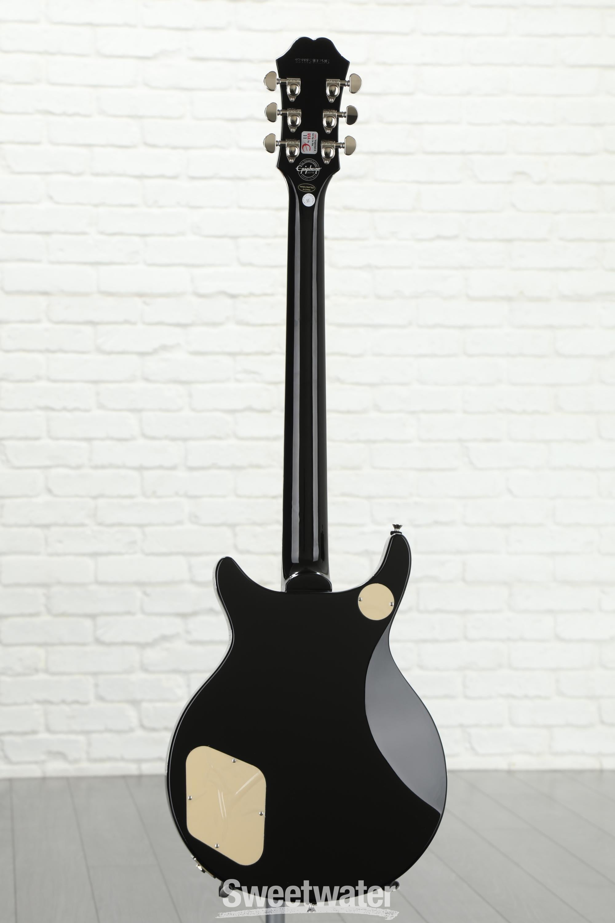 Epiphone DC Pro Electric Guitar - Midnight Ebony | Sweetwater