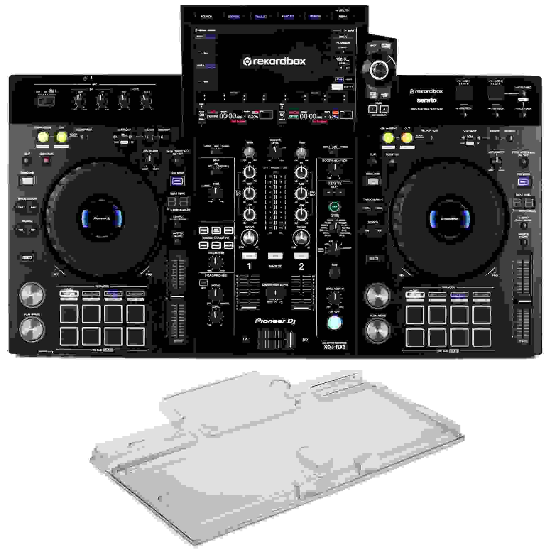 Pioneer DJ XDJ-RX3 Digital DJ System with Decksaver Cover | Sweetwater