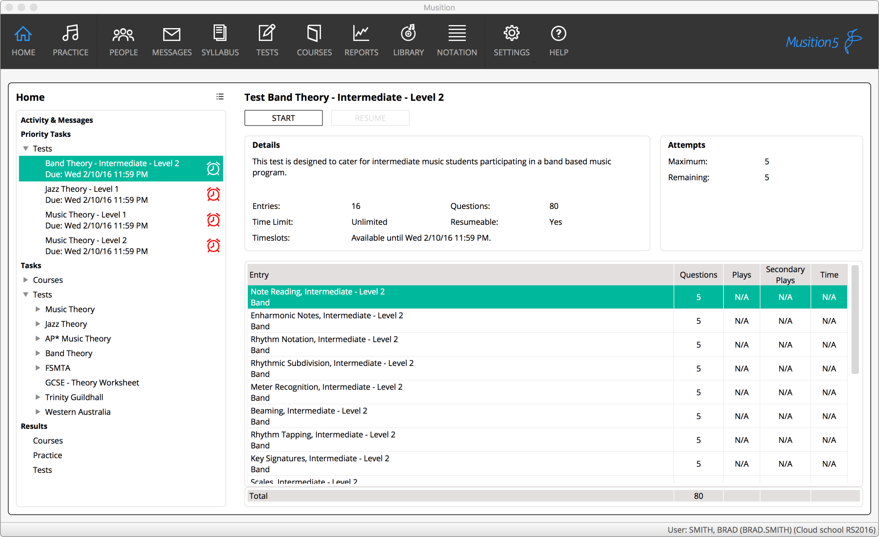 Rising Software Musition 5 - 5 Seats Minimum (priced per seat) | Sweetwater