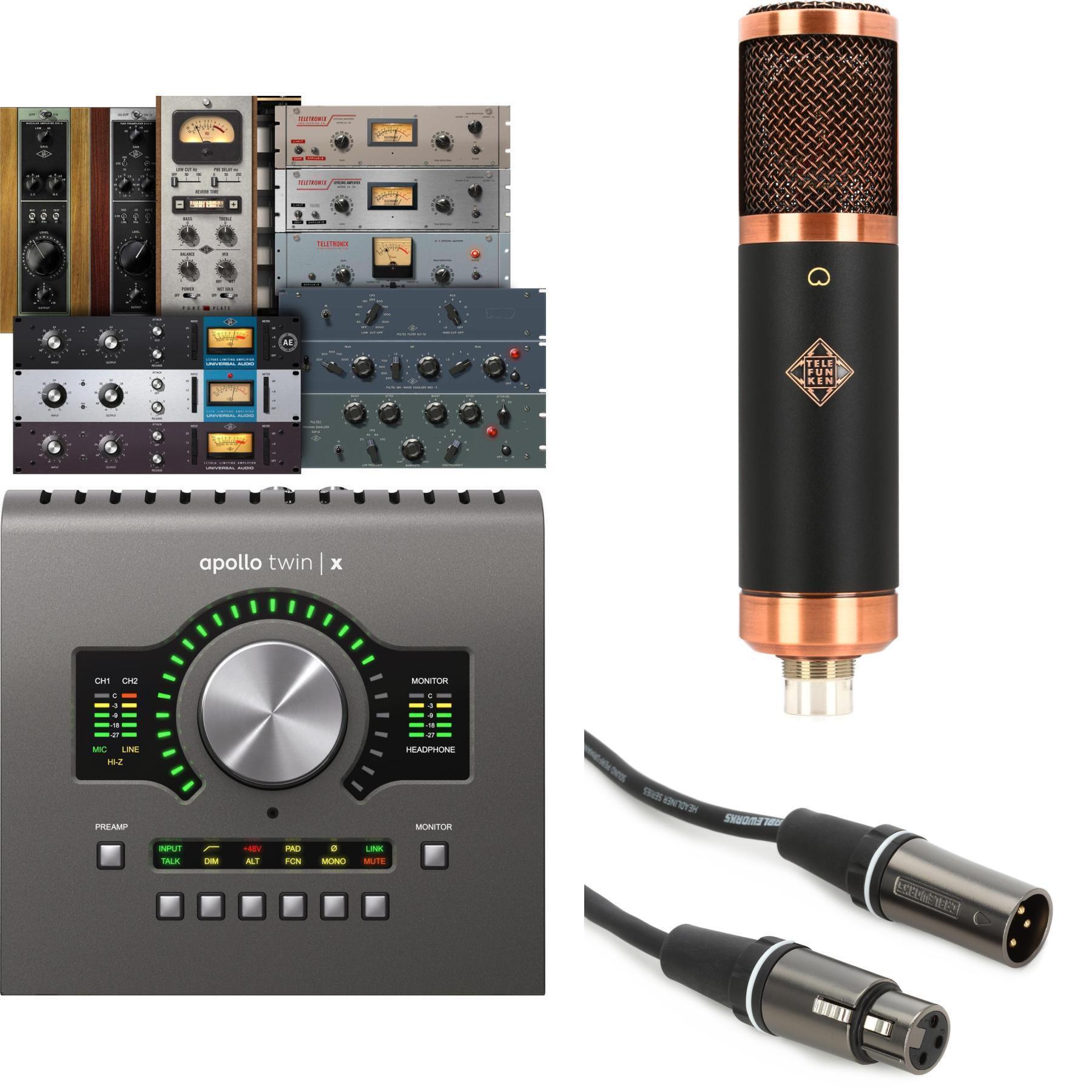 Universal Audio Apollo Twin X USB Heritage Edition 10x6 USB Audio ...