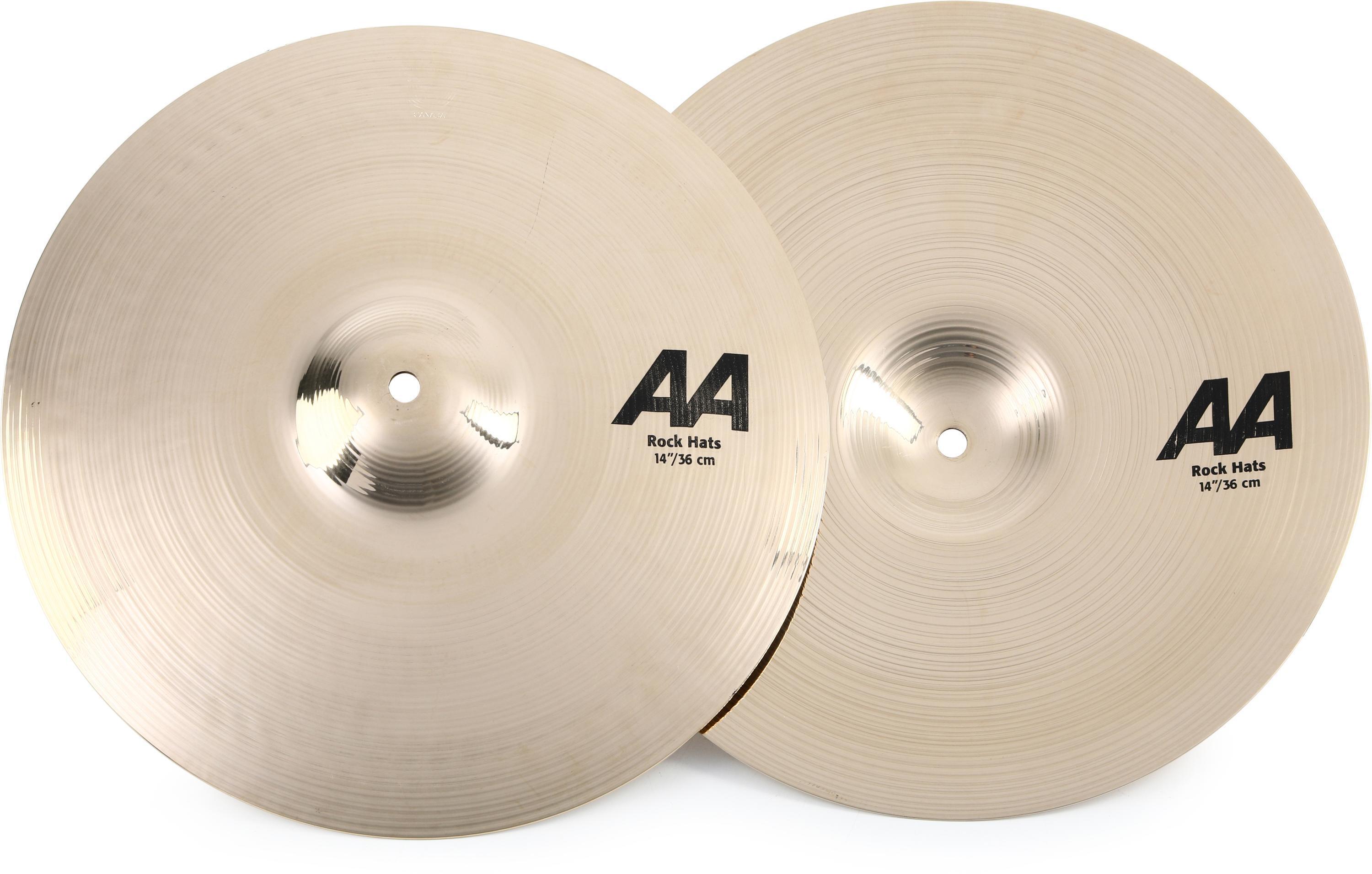 Sabian 14-inch AA Rock Hi-hats - Brilliant Finish | Sweetwater