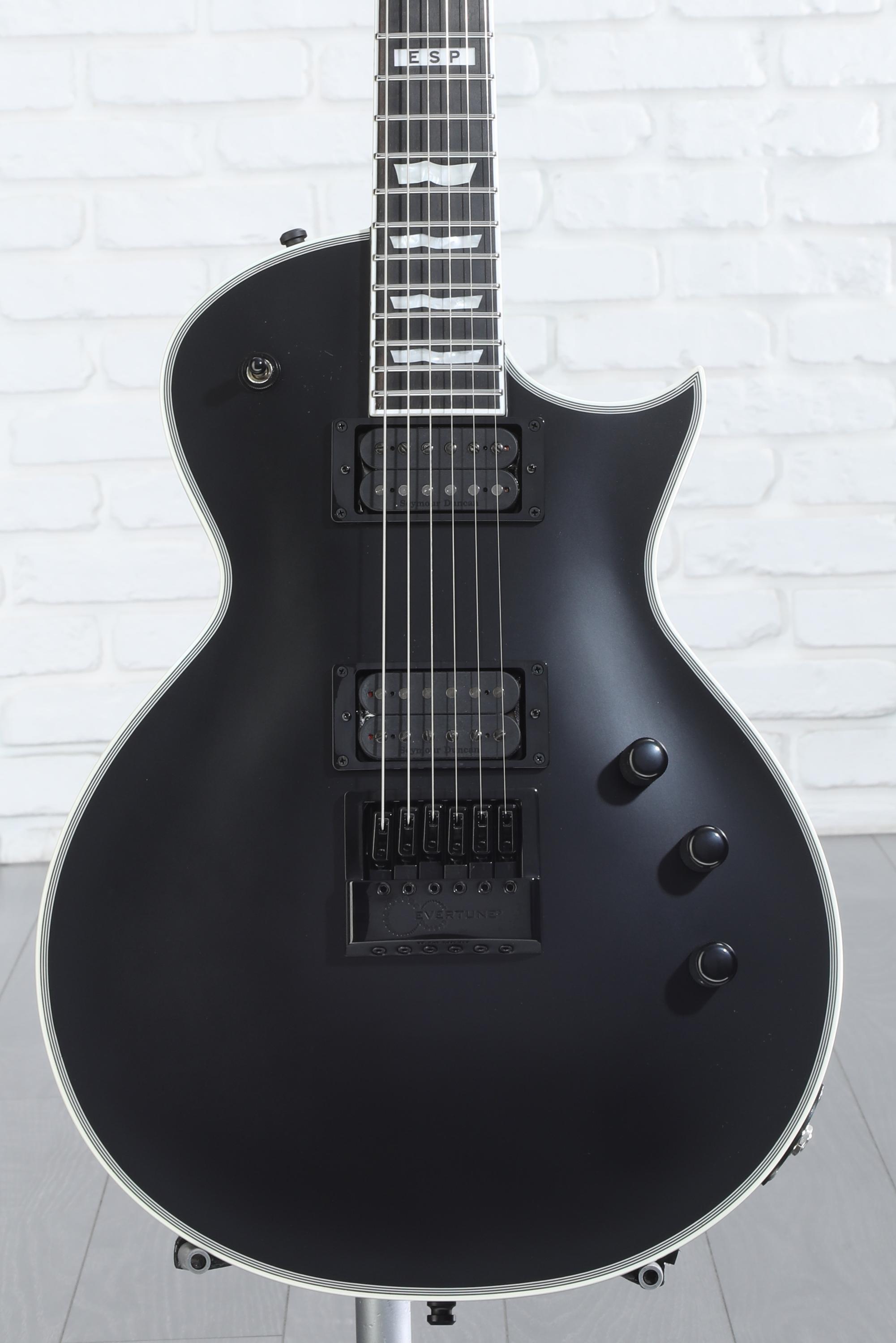 ESP E-II Eclipse Evertune - Black Satin | Sweetwater