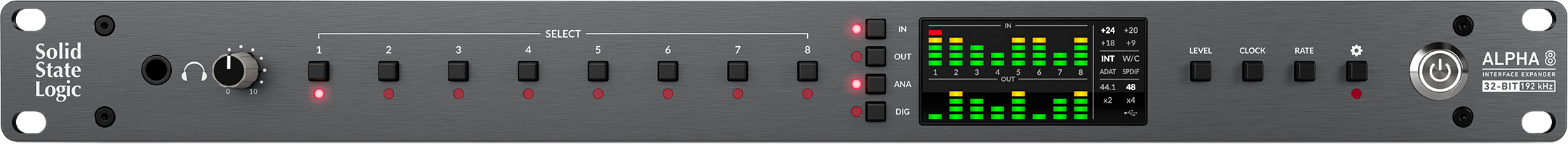 Solid State Logic Alpha 8 A/D-D/A Converter/Expander and USB Audio ...