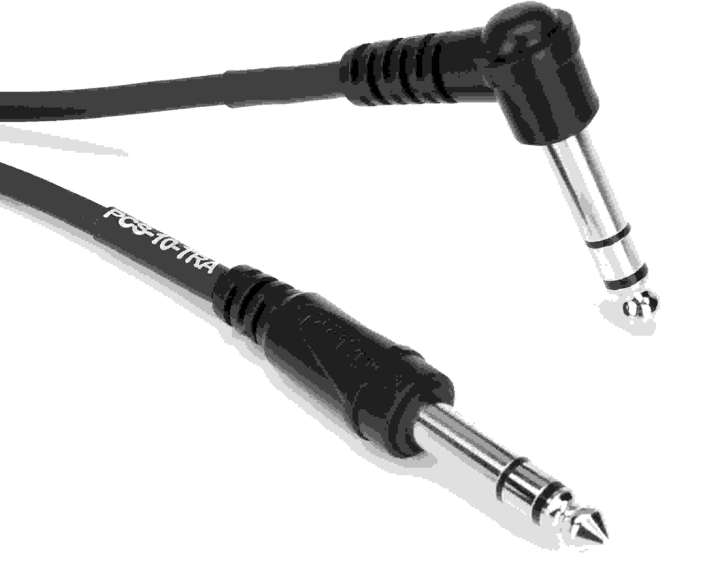 Roland PCS-10-TRA 1/4-inch TRS Male to 1/4-inch TRS Male Right Angle ...