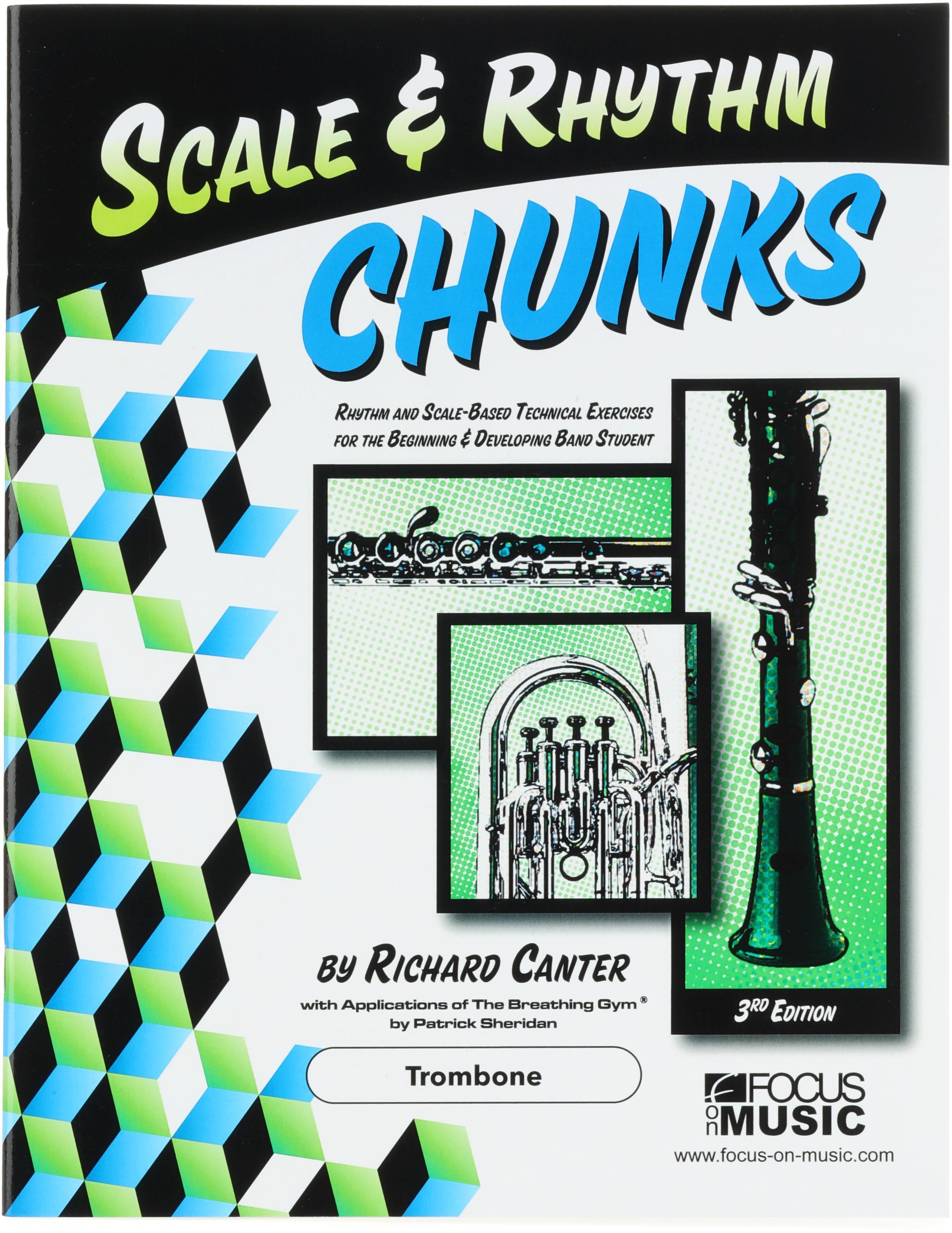 Focus on Music Scale & Rhythm Chunks Book - Trombone | Sweetwater