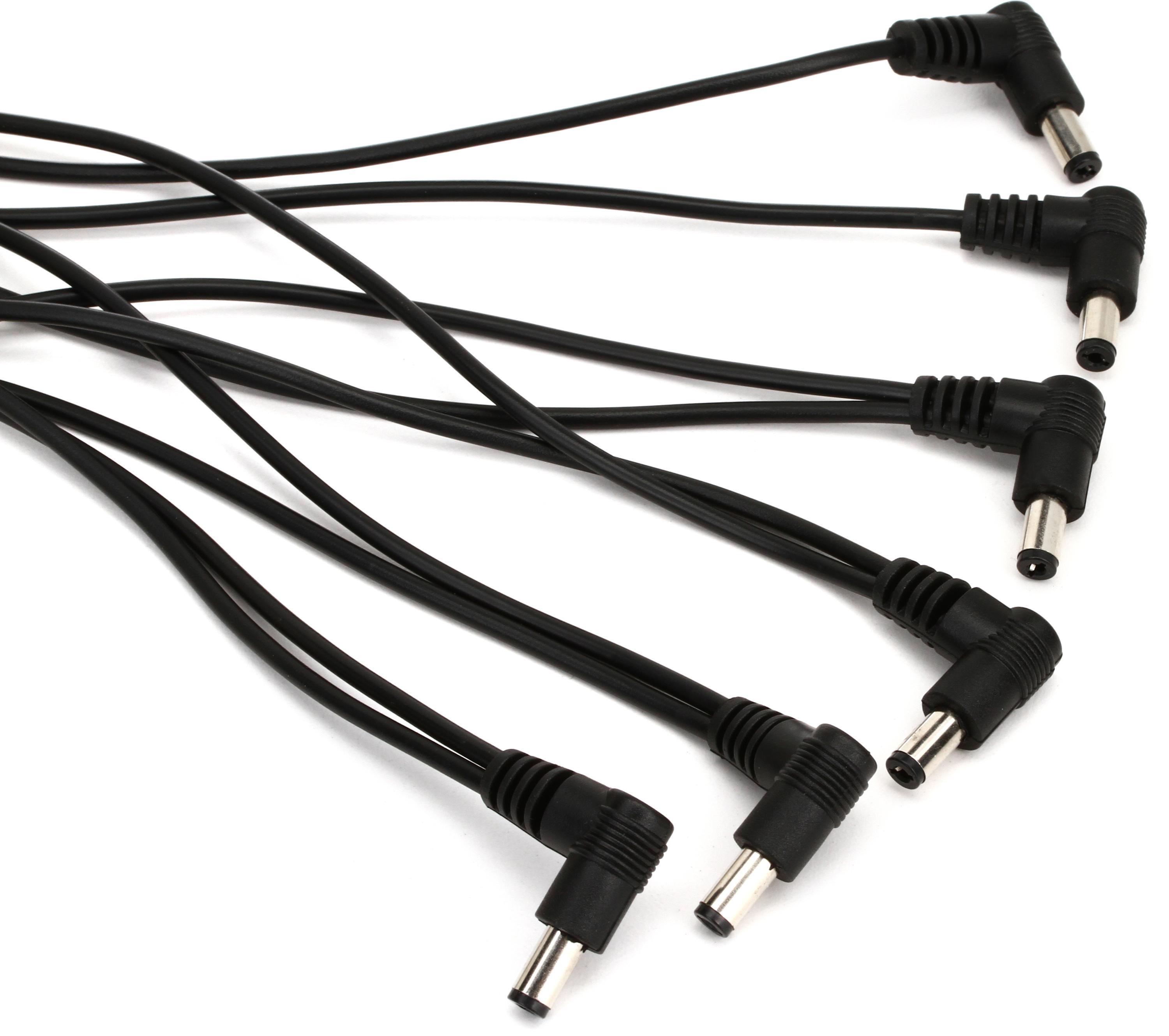 Gator Male Daisy Chain Power Cable With 5 Outputs - 5 foot | Sweetwater
