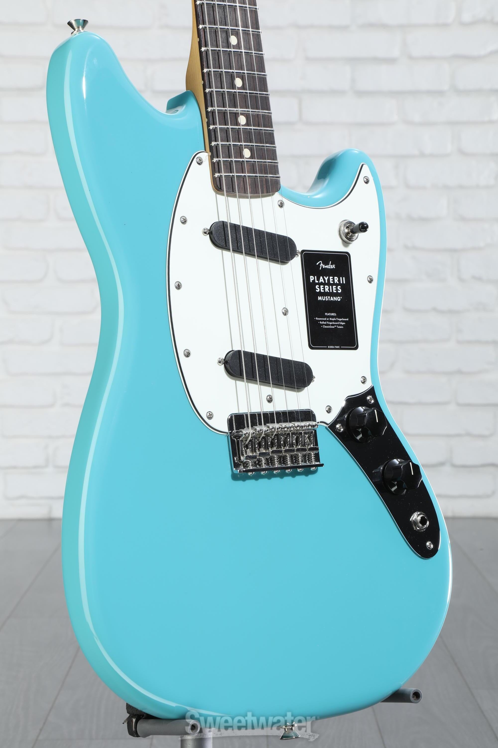Fender Player II Mustang - Aquatone Blue with Rosewood Fingerboard ...