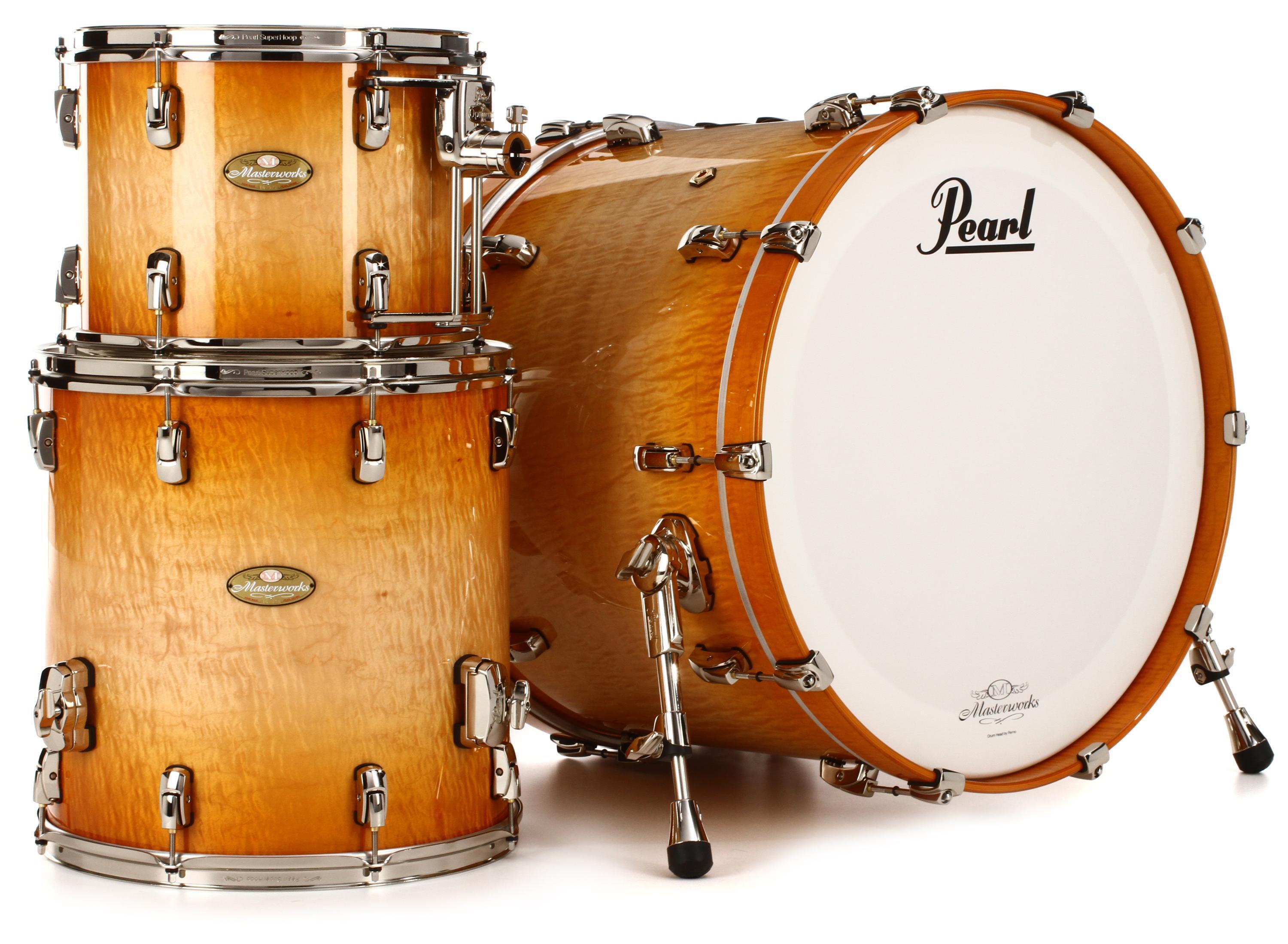 Pearl Masterworks Stadium Exotic 3-piece Shell Pack - Sunburst over ...
