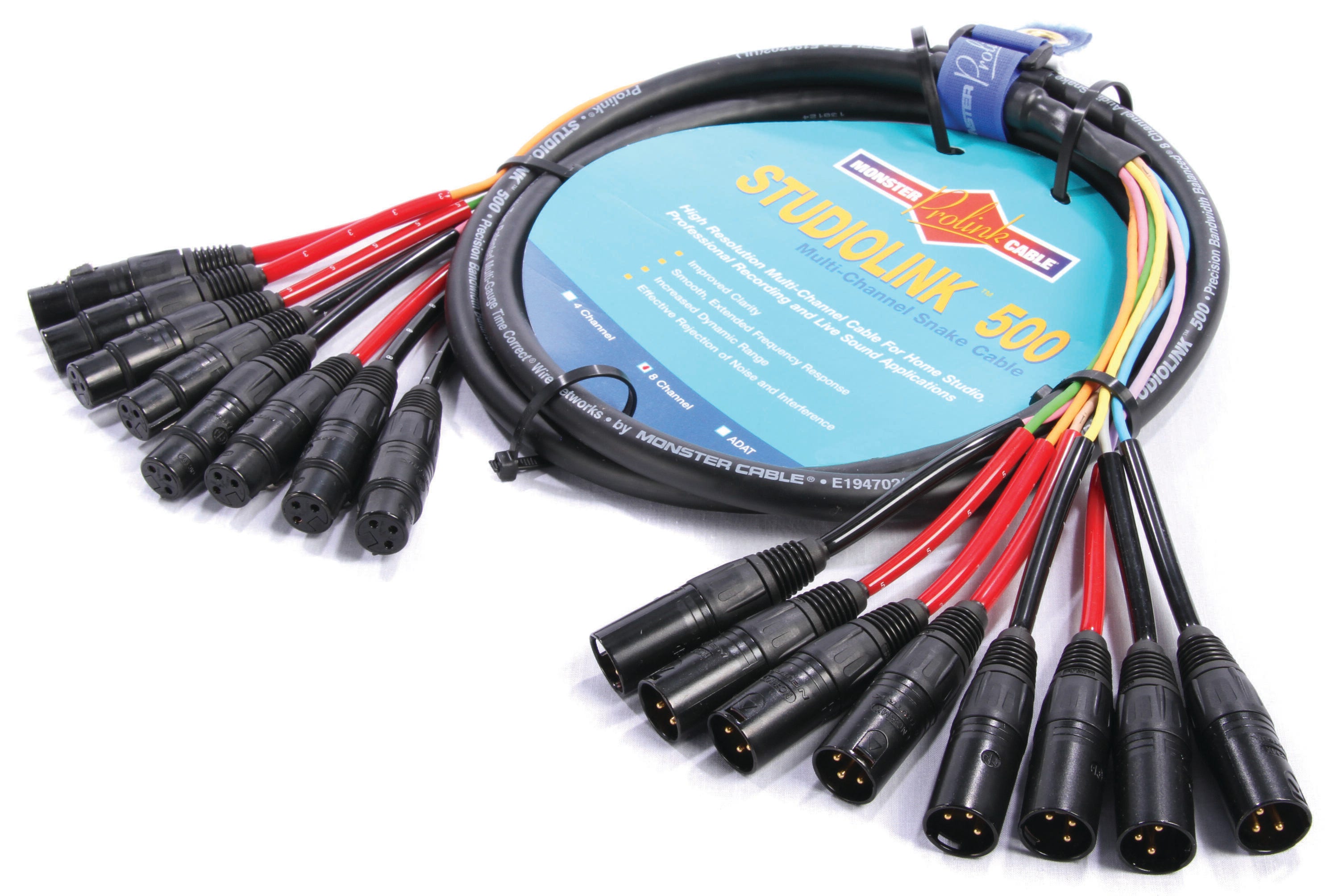 Monster StudioLink 8-Channel Snake Cable - 4 Meter | Sweetwater