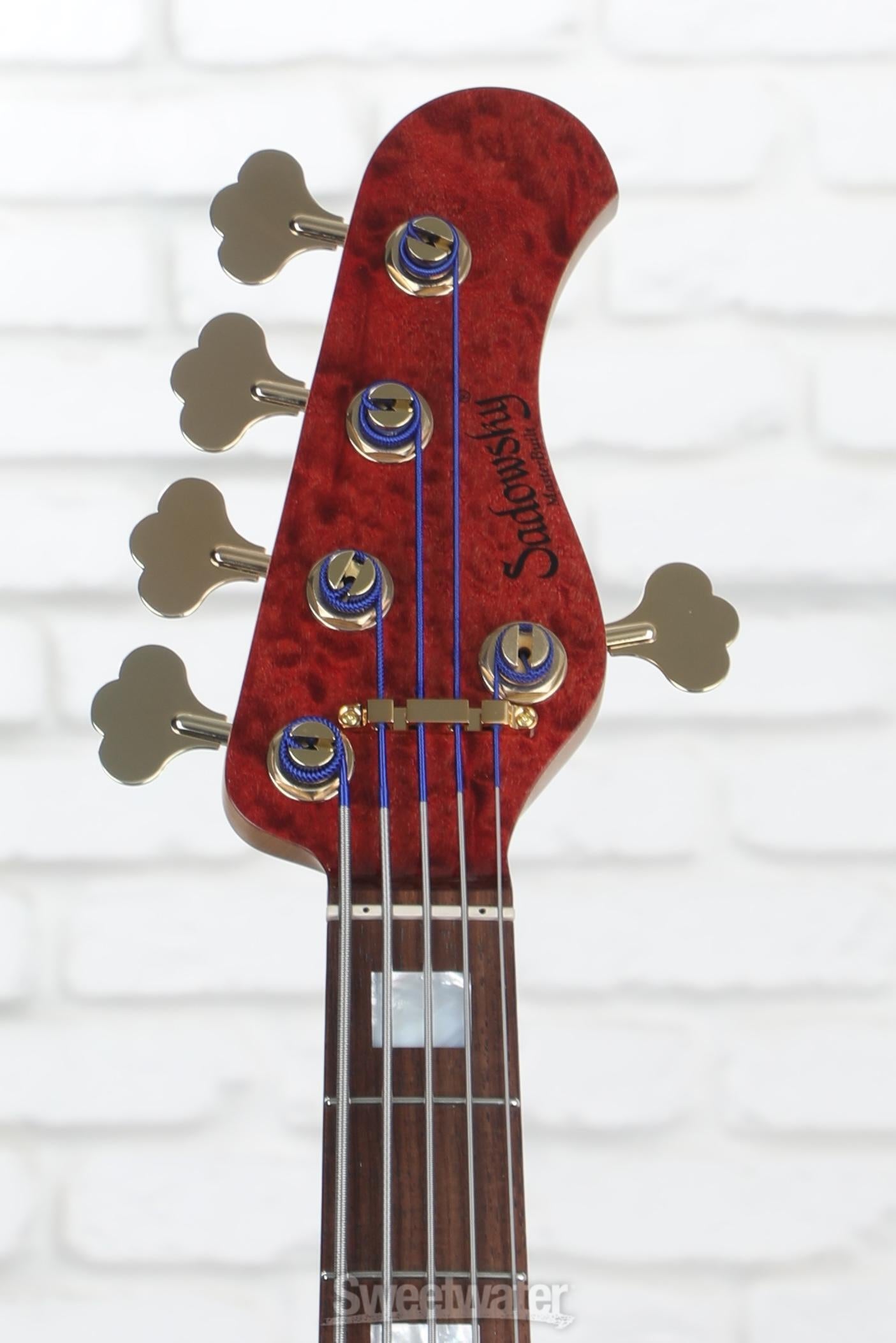 Sadowsky Limited-edition Masterbuilt 21-fret Custom J/J 5-string ...