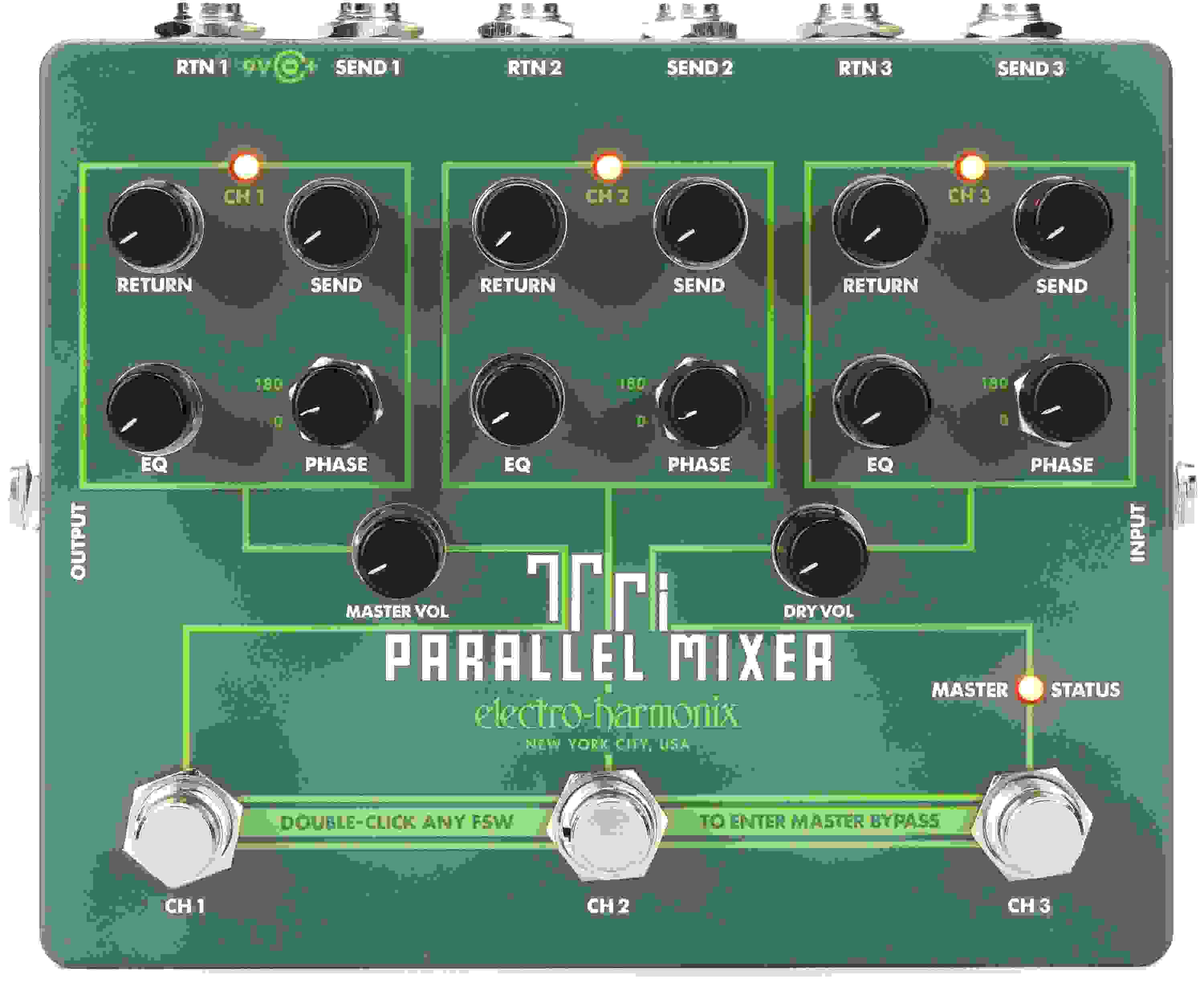 Electro-Harmonix Tri Parallel Mixer | Sweetwater
