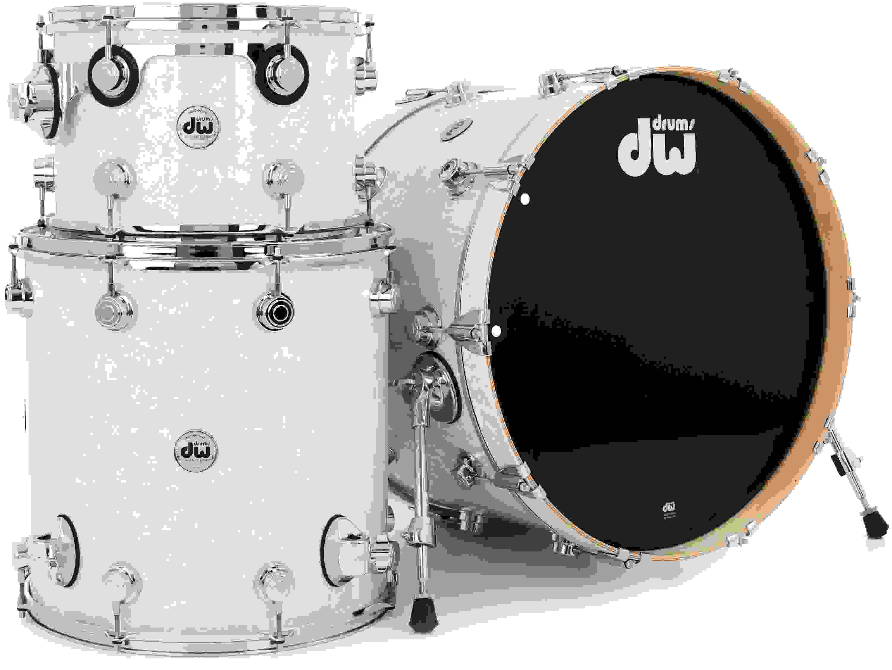 DW Collector's Series 3-piece Shell Pack - White Marine FinishPly ...