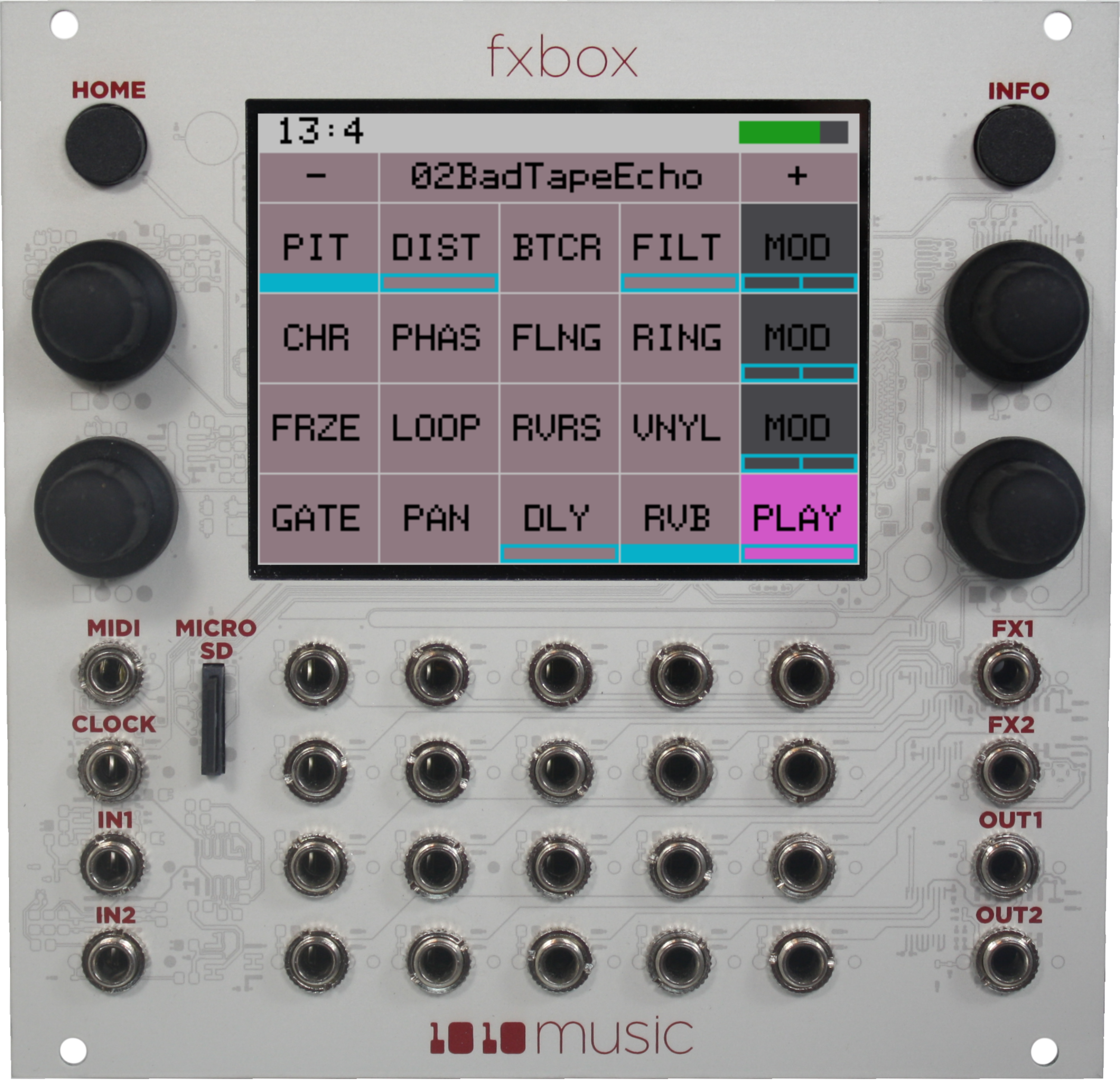 1010music Fxbox Eurorack Performance Effects Module | Sweetwater