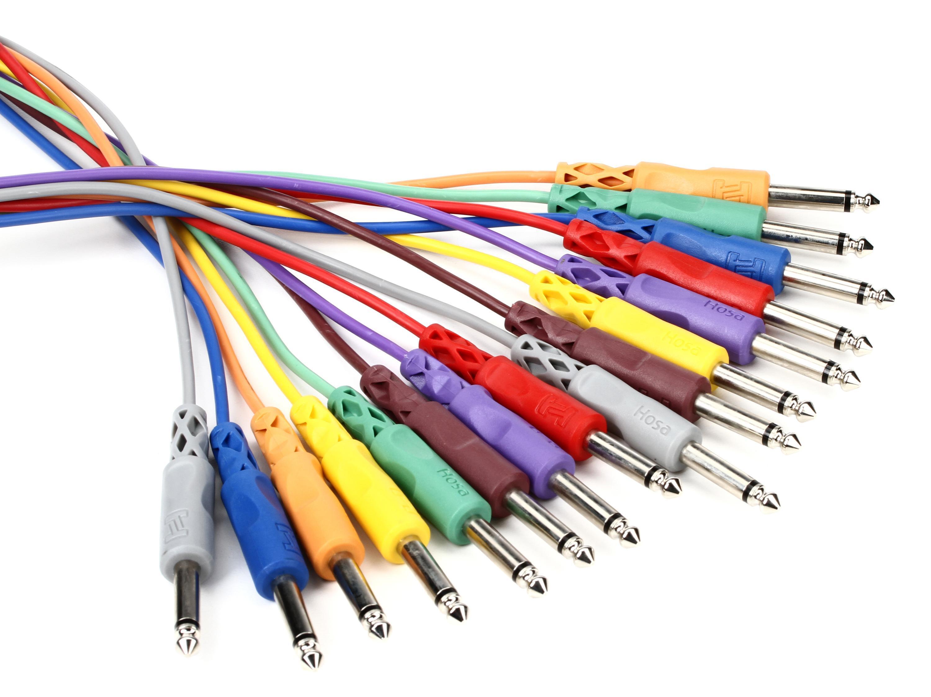 Hosa CPP-803 8-channel 1/4-inch TS Male Snake - 9.9 foot | Sweetwater