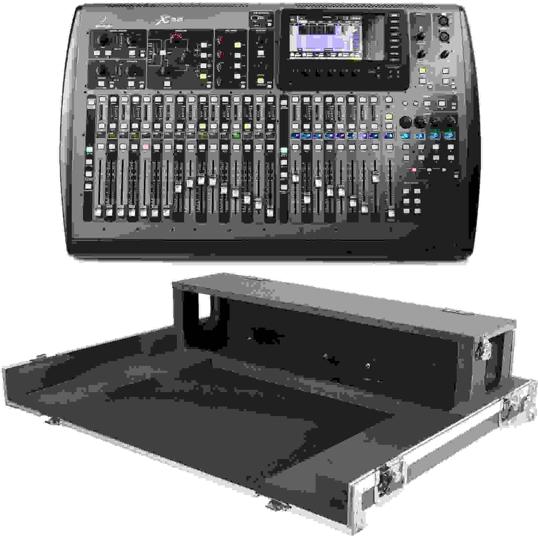 Behringer X32 40-channel Digital Mixer and Flight Case with Doghouse ...