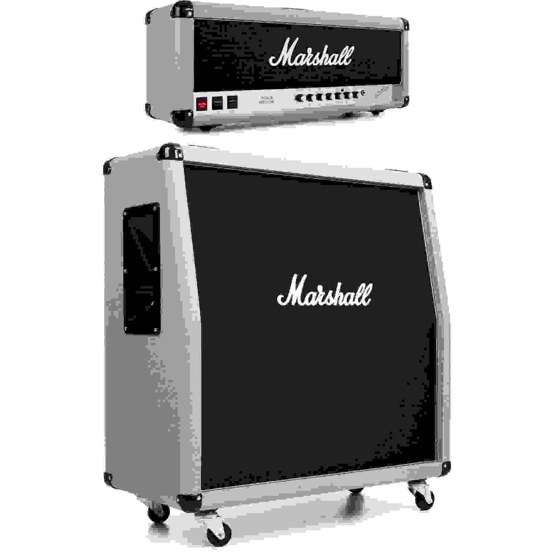 Marshall 2555X Silver Jubilee and 2551AV 4x12" Cab Half Stack Bundle ...