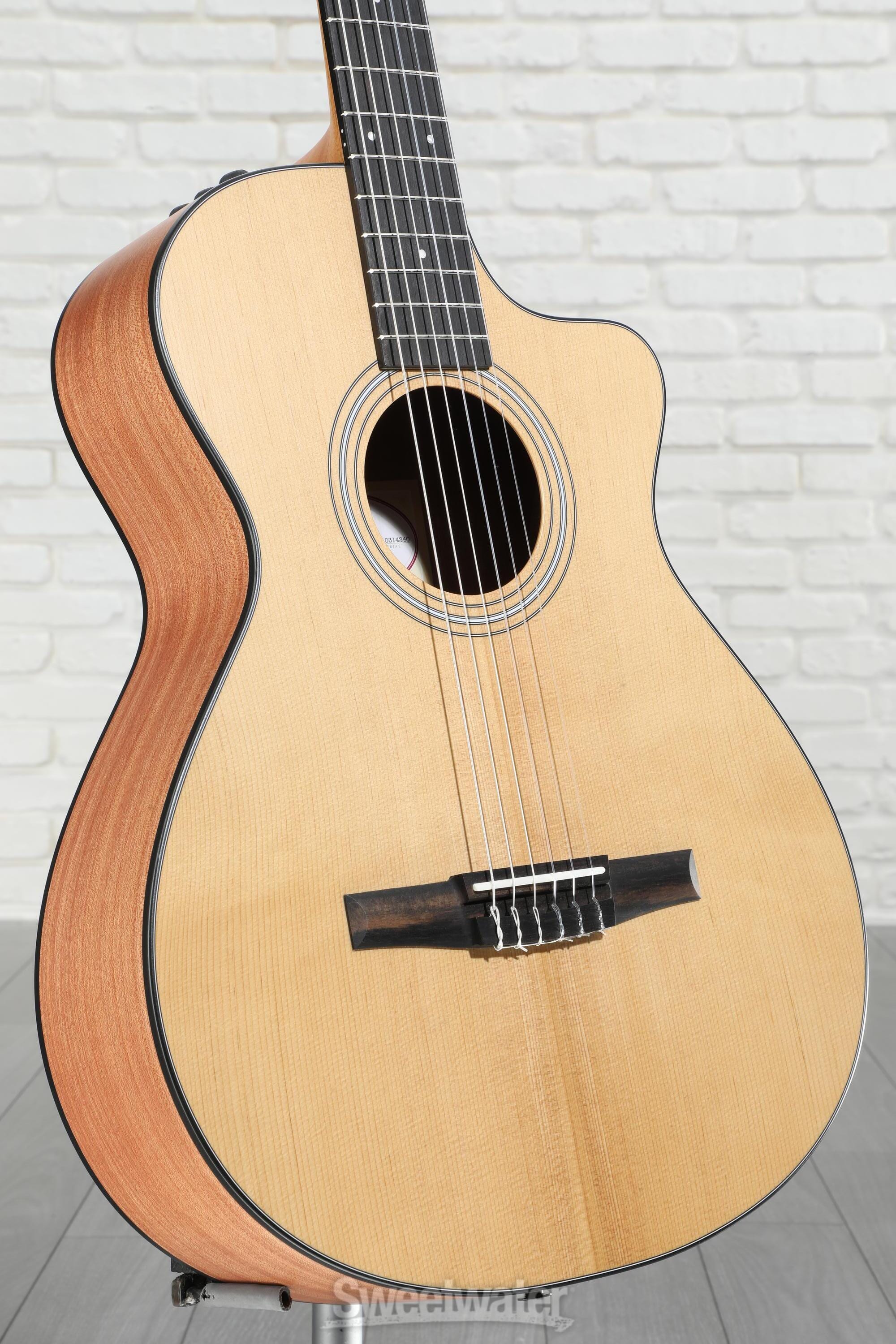 Taylor 112ce-N Grand Concert Acoustic-electric Nylon-string Guitar ...