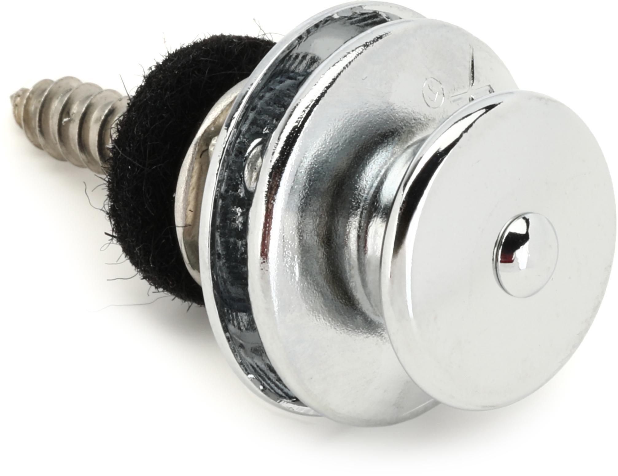 Loxx Strap Lock System for Guitar and Bass - Chrome | Sweetwater