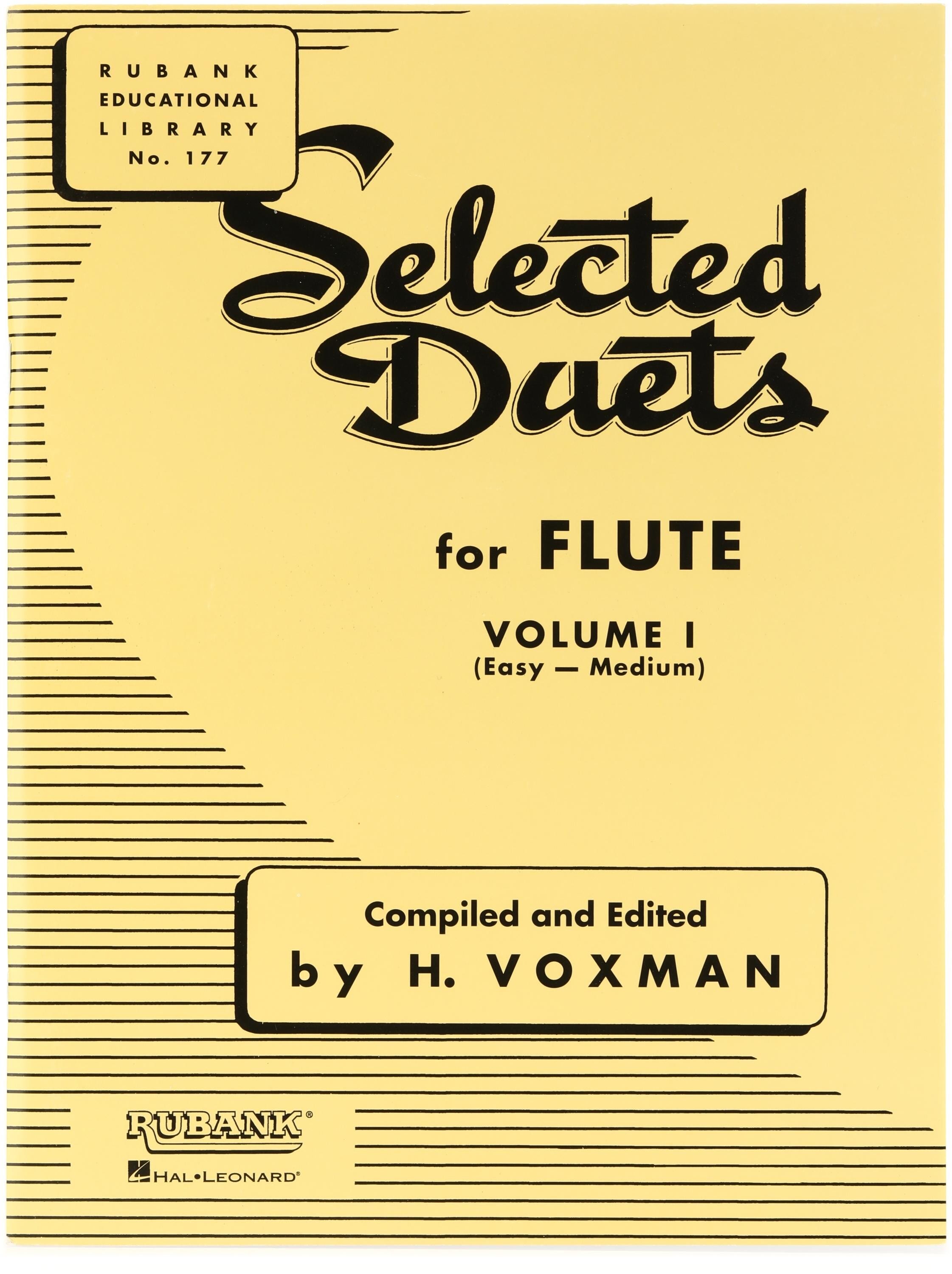 Rubank Publications Selected Duets For Flute Volume 1 - Easy to Medium ...