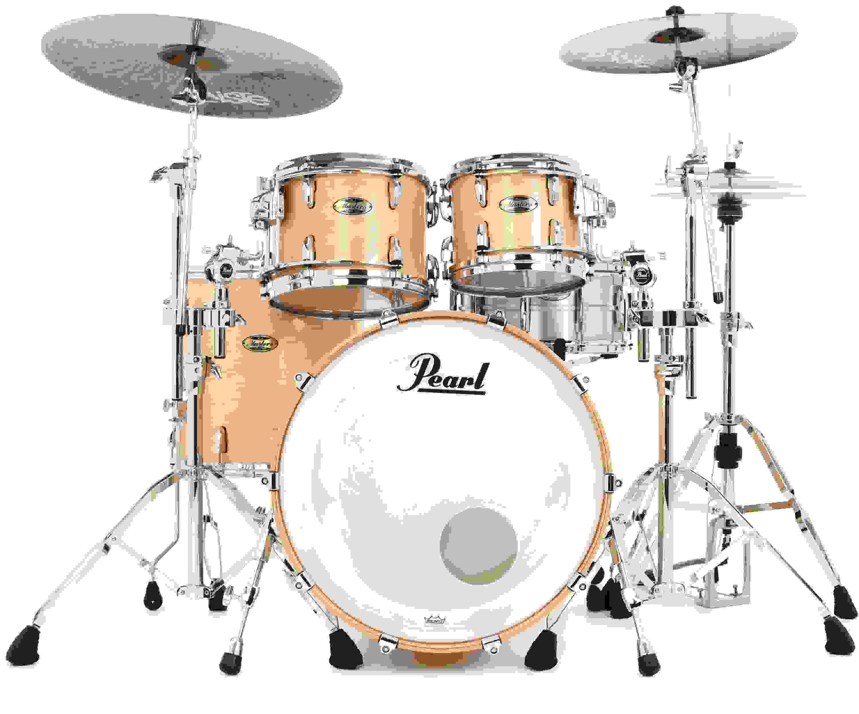 Pearl Masters Maple Pure 4-piece Shell Pack - Natural Maple | Sweetwater