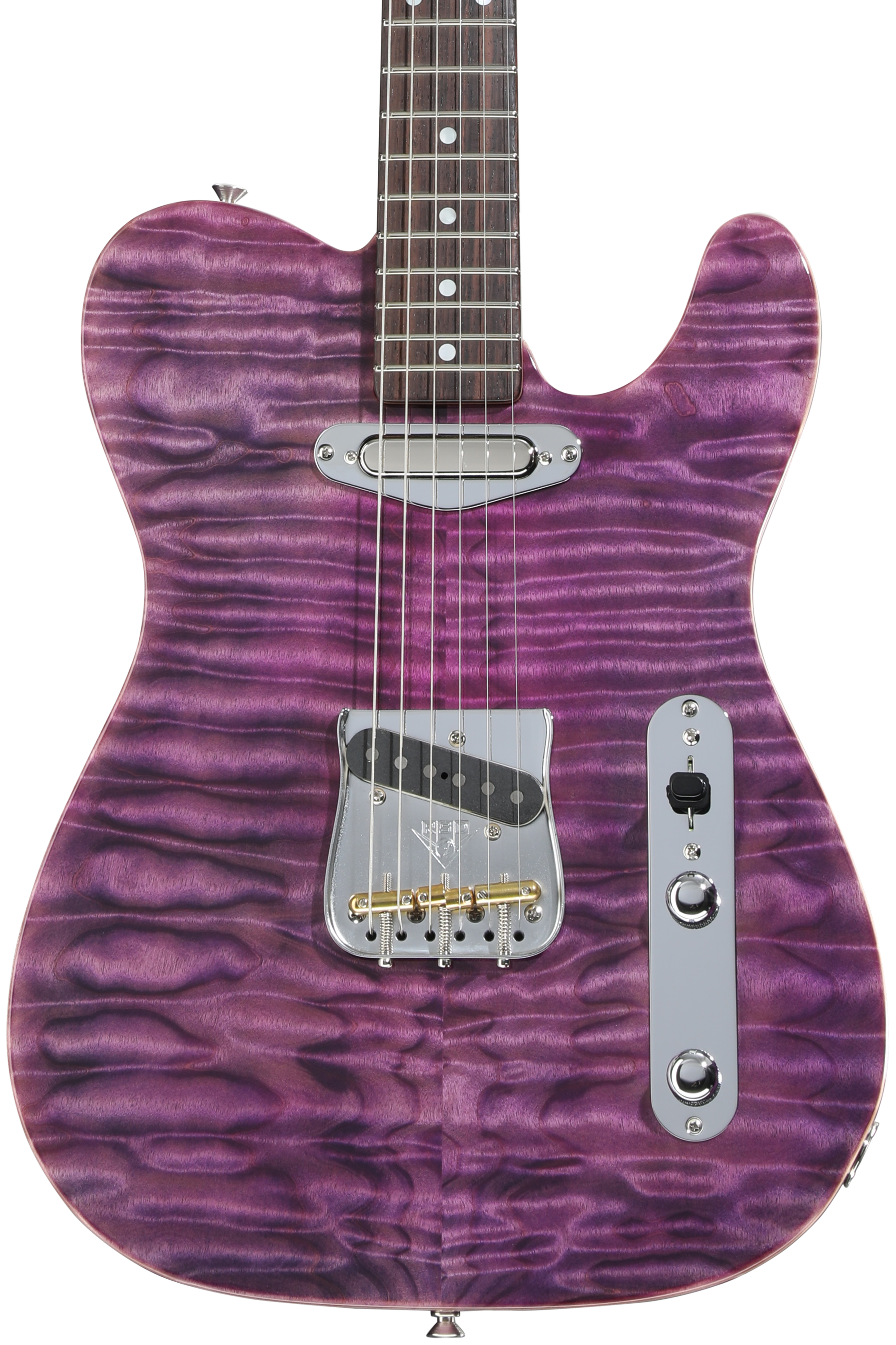 Fender Custom Shop Masterbuilt Hand-stained QMT Telecaster NOS Electric ...