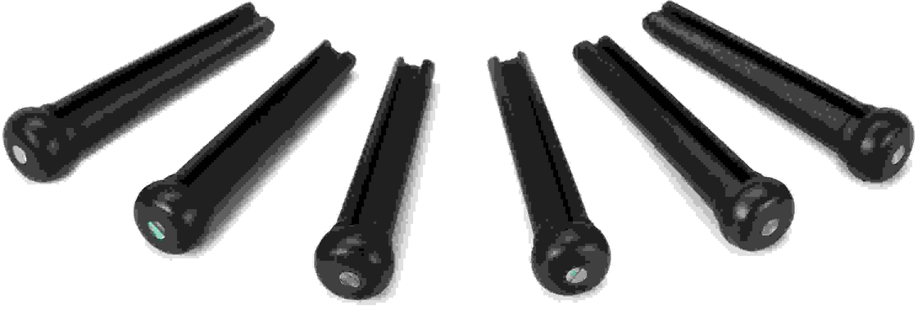 Graph Tech PP-2182-00 TUSQ Traditional Style Bridge Pin Set - Black ...