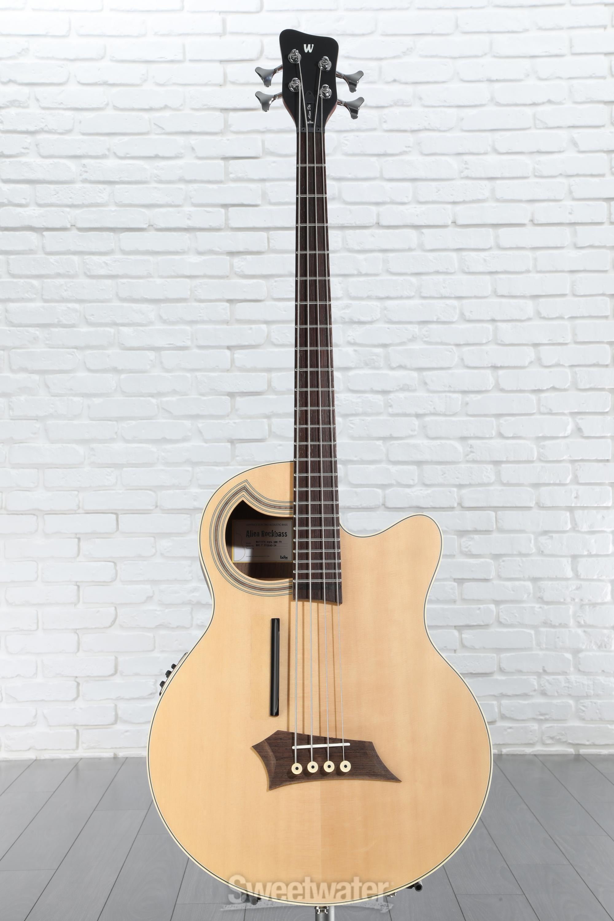 Warwick RockBass Alien Deluxe Hybrid Thinline Acoustic-electric Bass ...