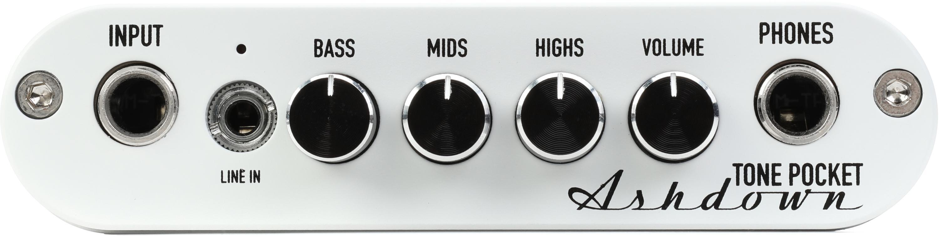 Ashdown Tone Pocket Bass Headphone Amplifier - White | Sweetwater