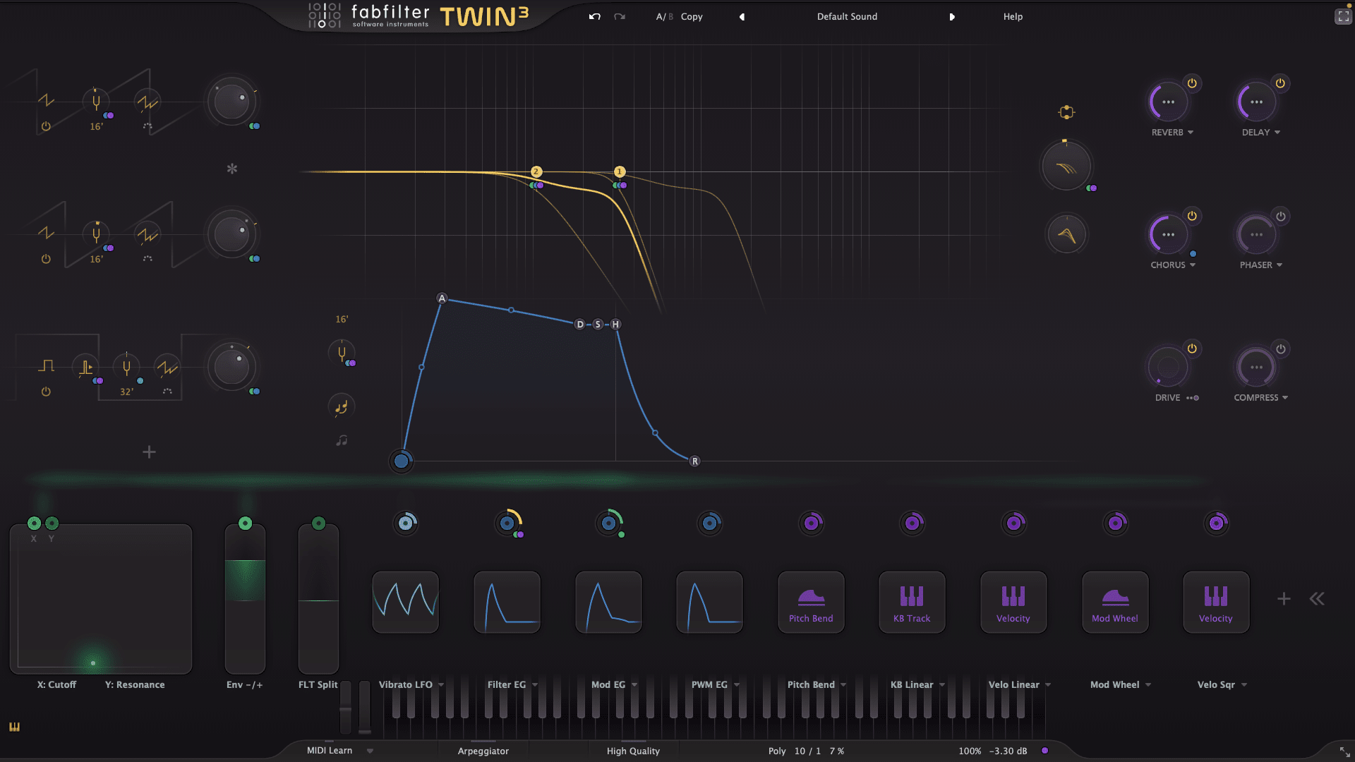 FabFilter Twin 3 Synthesizer Plug-in - Upgrade from Twin 2 | Sweetwater