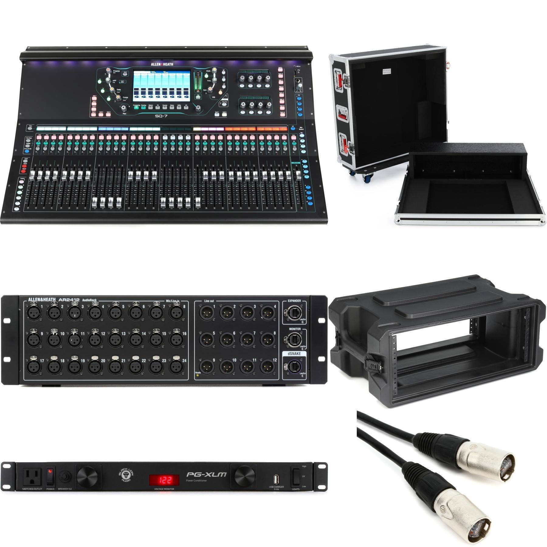 Allen & Heath SQ-7 48-channel Digital Mixer Stage Bundle | Sweetwater