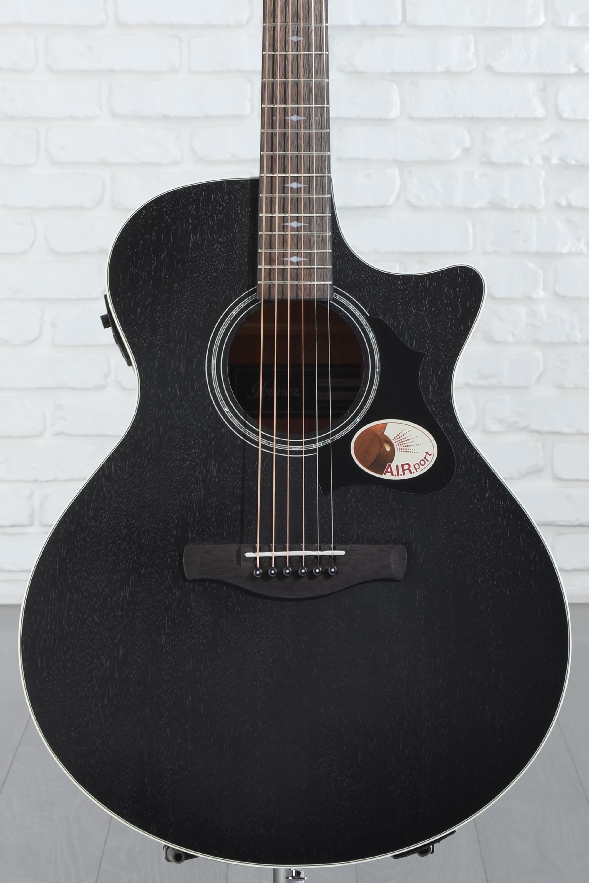 Ibanez AE140 Acoustic-electric Guitar - Weathered Black | Sweetwater