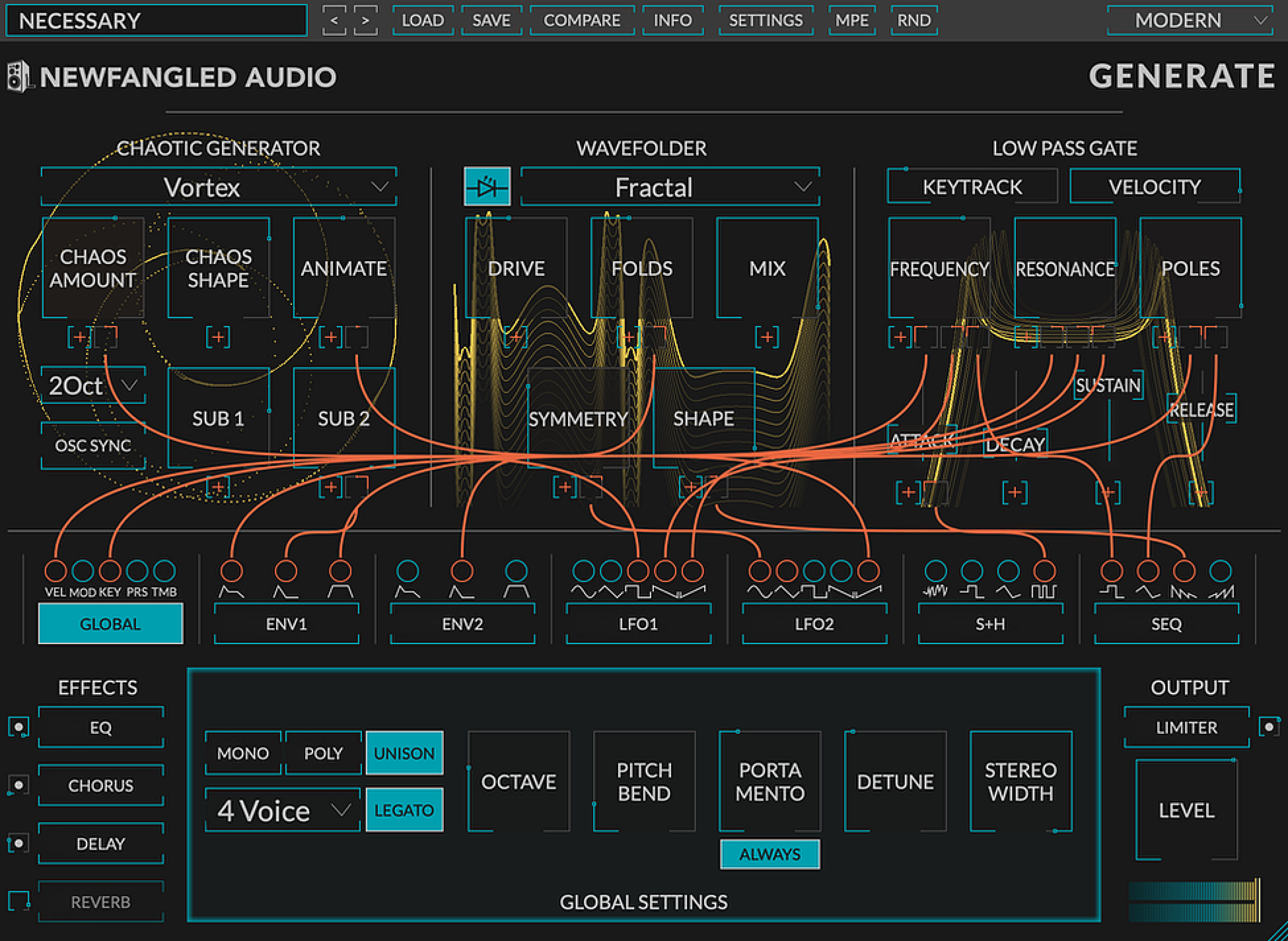 Newfangled Audio Generate Polysynth Plug-in | Sweetwater