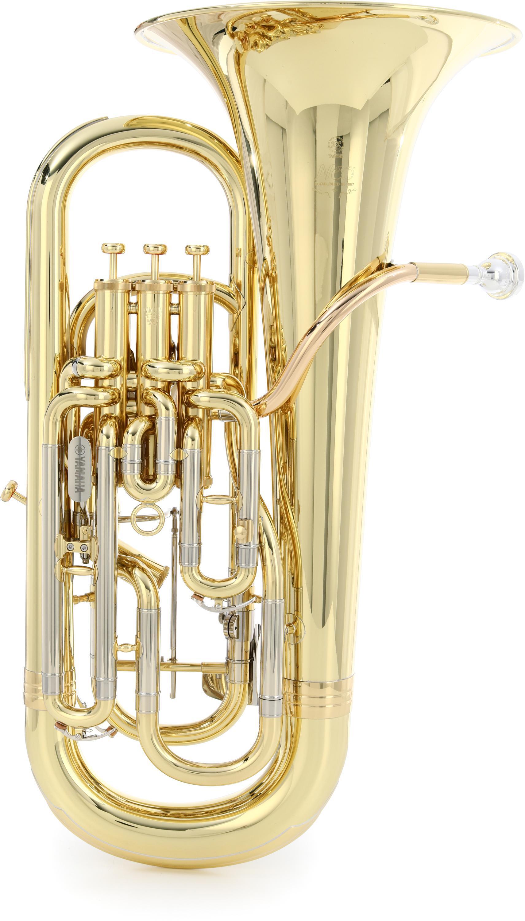 Yamaha YEP-642TII Neo Professional Compensating Euphonium - Clear ...
