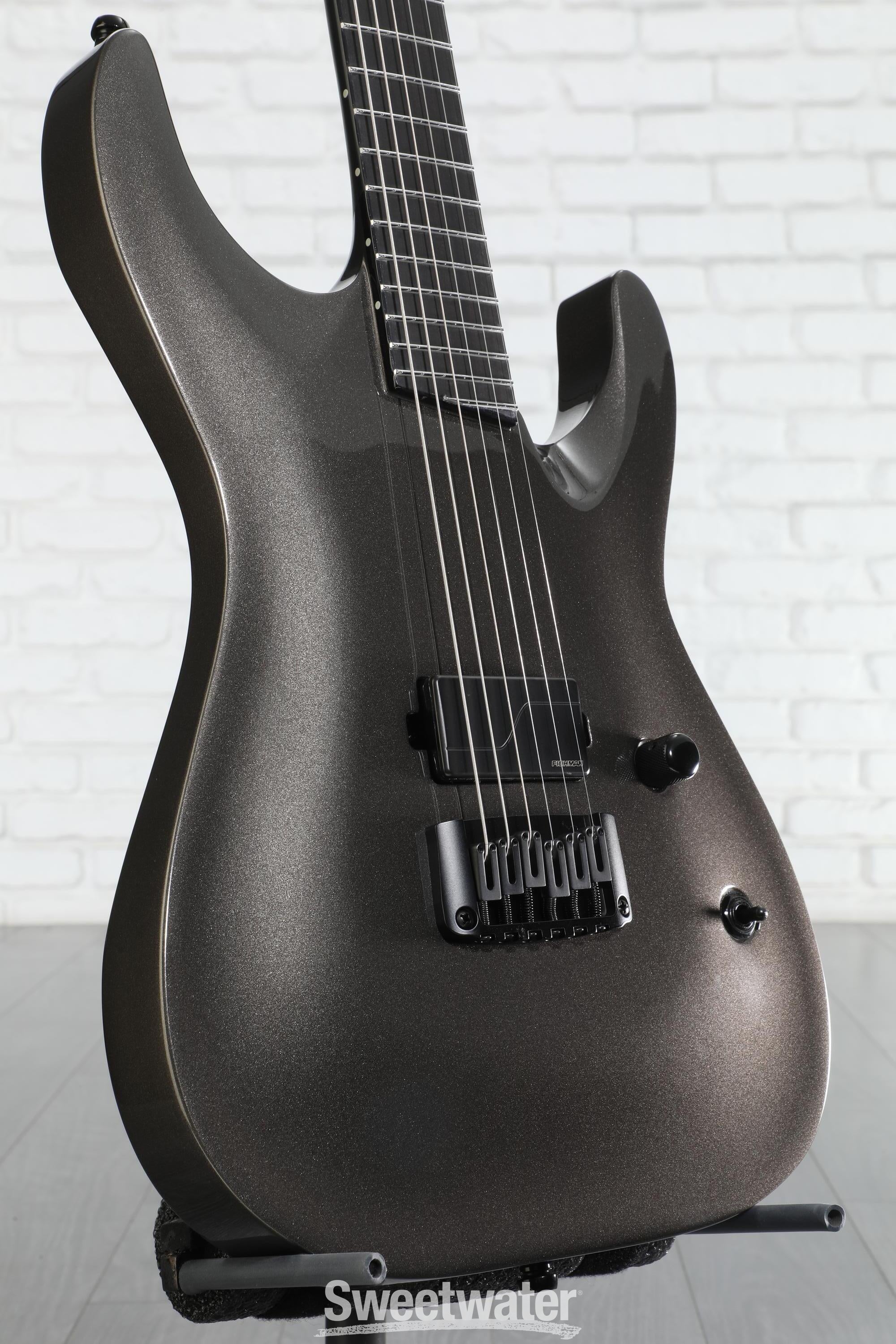 ESP LTD Mick Thomson MT-1 Signature Electric Guitar - Obsidian Metallic ...