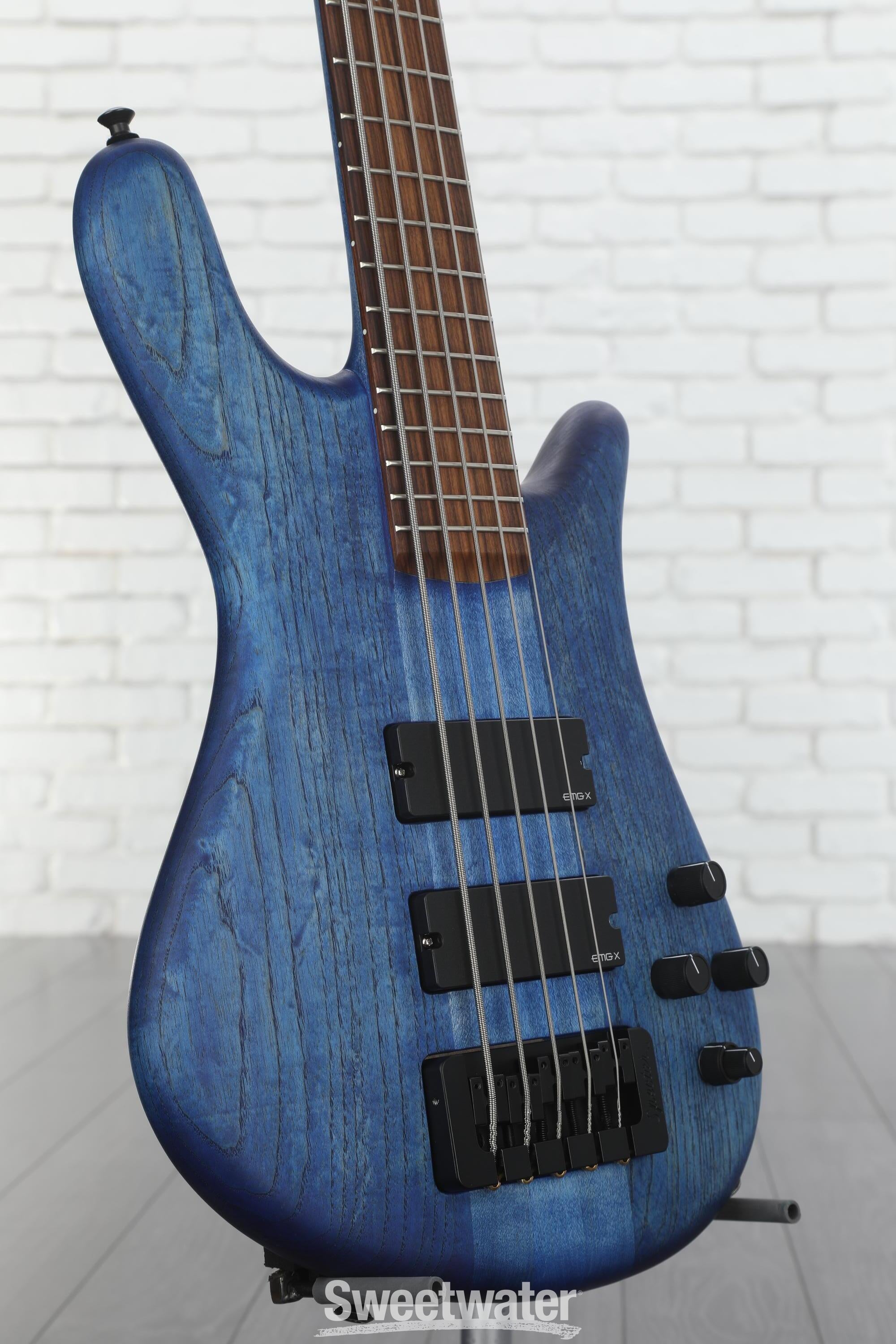 Spector USA NS-5 5-string Bass Guitar - Sapphire Blue, Sweetwater Exclusive