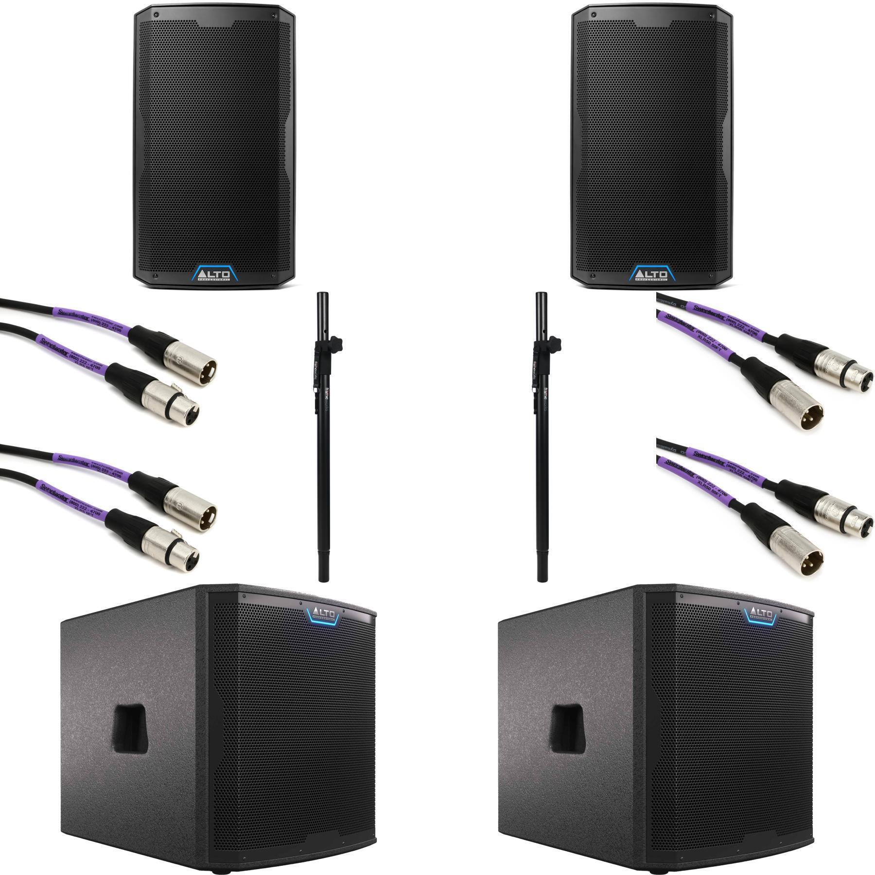 Alto Professional TS412 12-inch Powered Speaker and TS15S 15-inch ...