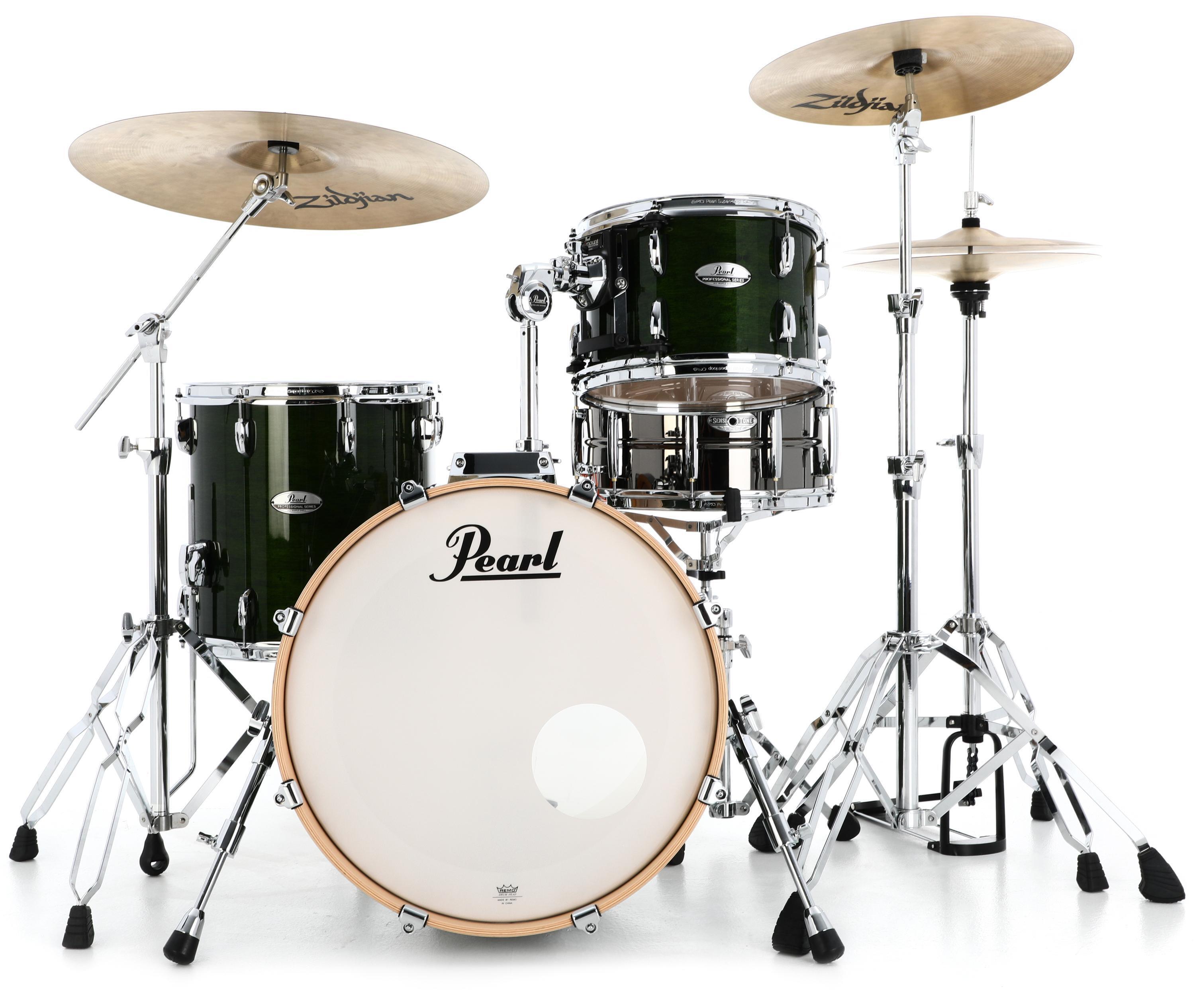 Pearl Professional Maple 3-piece Shell Pack - Emerald Mist | Sweetwater