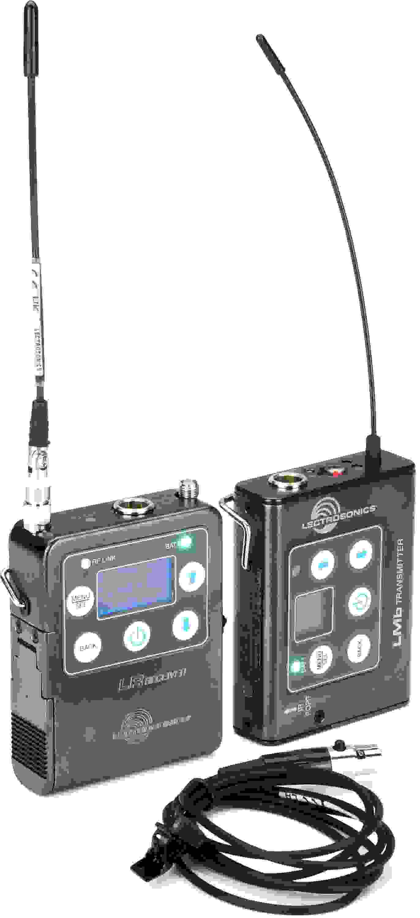 Lectrosonics ZS-LRLMb Camera-Mount Wireless Lavalier Microphone System ...