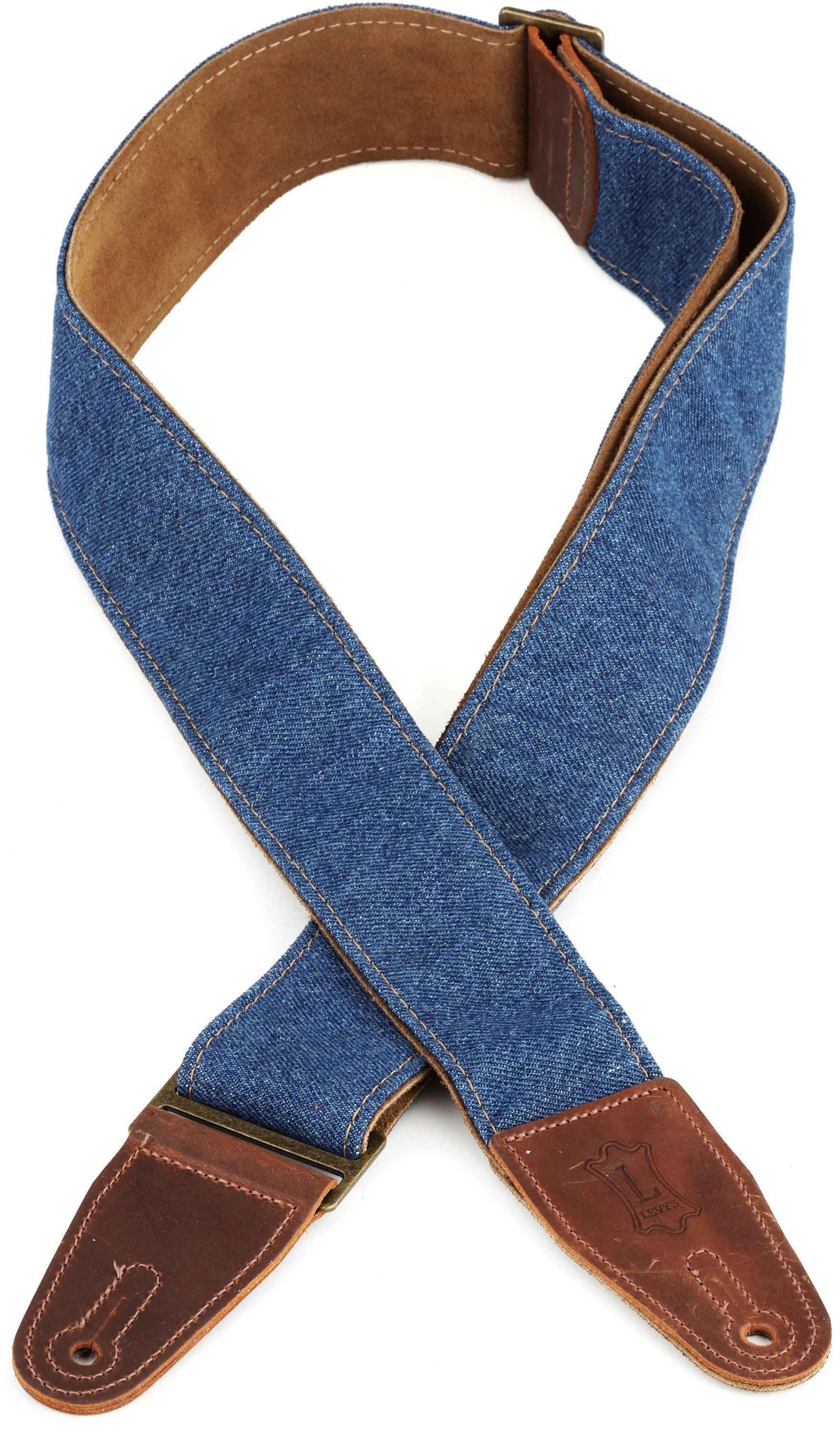 Levy's M7DM Denim Guitar Strap - Blue | Sweetwater