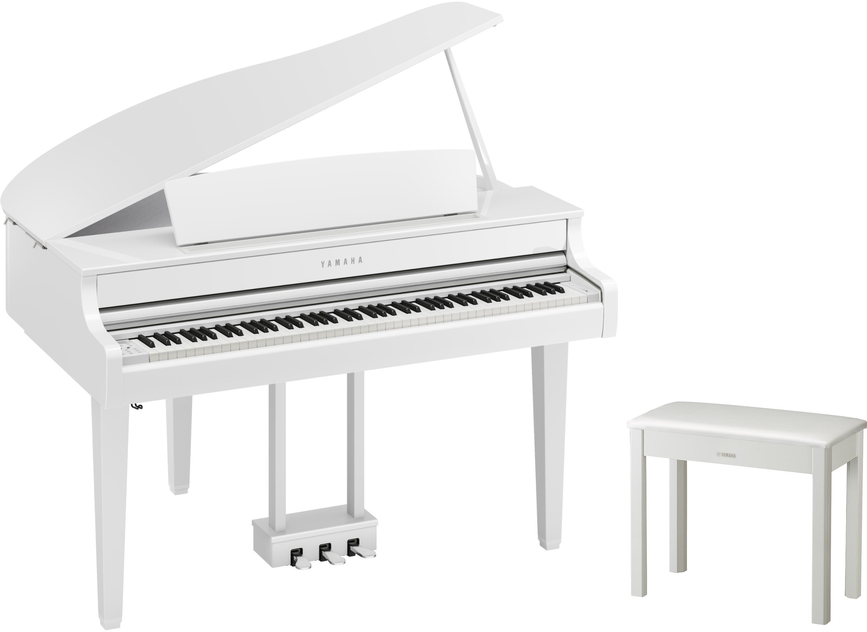 Yamaha Clavinova CLP-865GP Digital Grand Piano with Bench - Polished ...