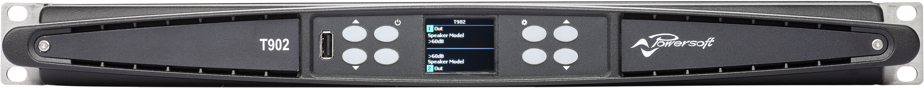 Powersoft T902 8,000-watt 2-channel Power Amplifier with Dante | Sweetwater