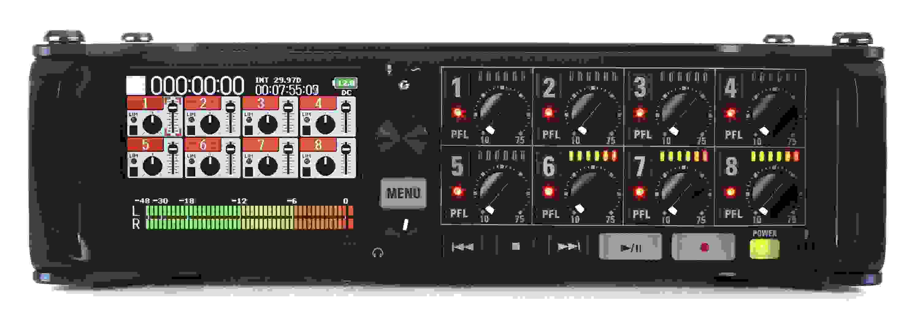 Zoom F8 Multitrack Field Recorder | Sweetwater