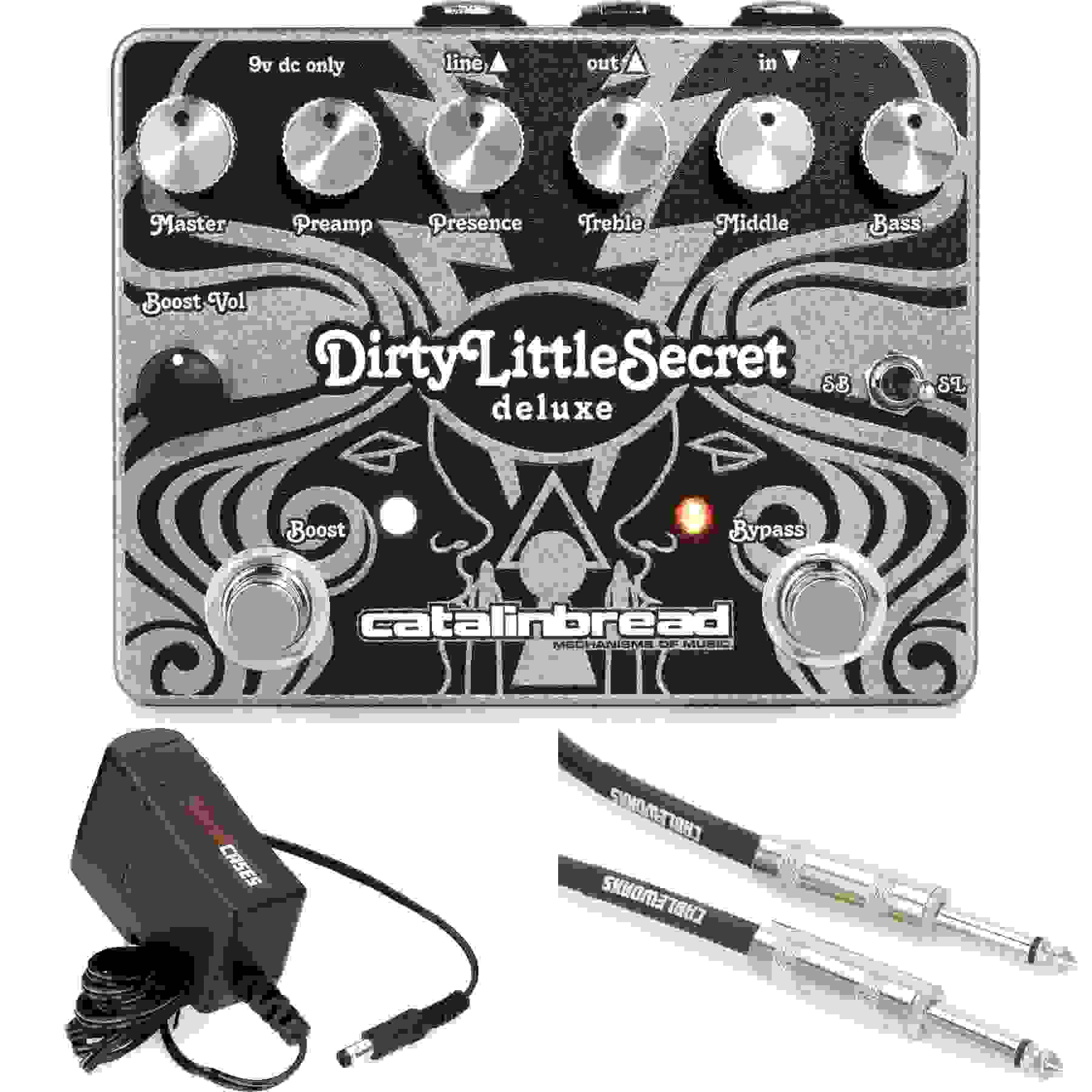 Catalinbread Dirty Little Secret Deluxe Foundation Overdrive Pedal with ...